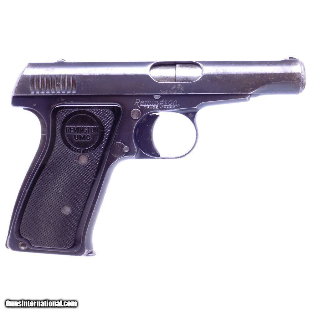 Early Type 1 Remington Model 51 Semi Automatic Pistol chambered in .380 ACP from 1920 W/Original ...