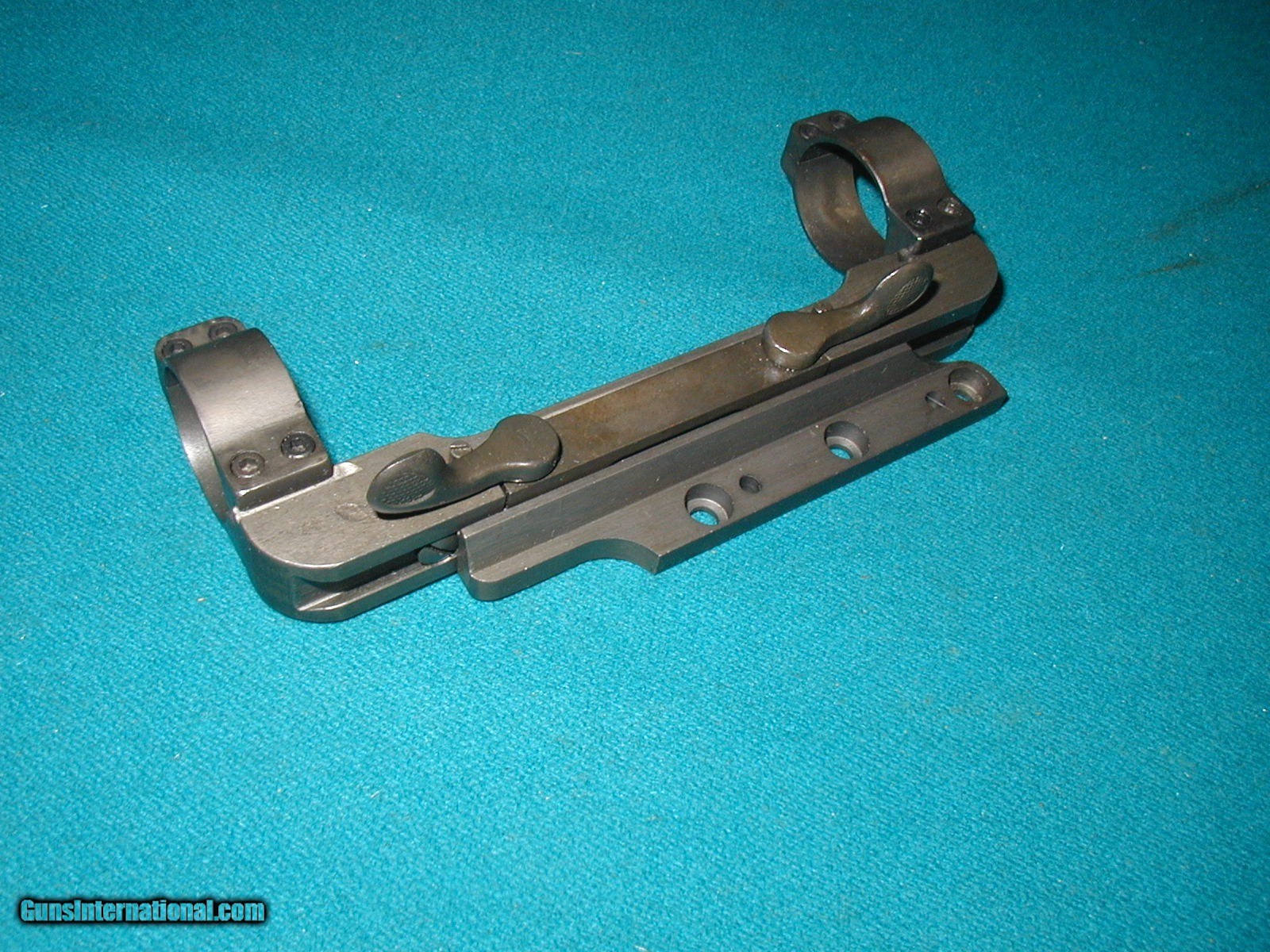ORIGINAL, G.I, MC-1 TYPE II SCOPE MOUNT WITH RINGS, EXCELLENT CONDITION