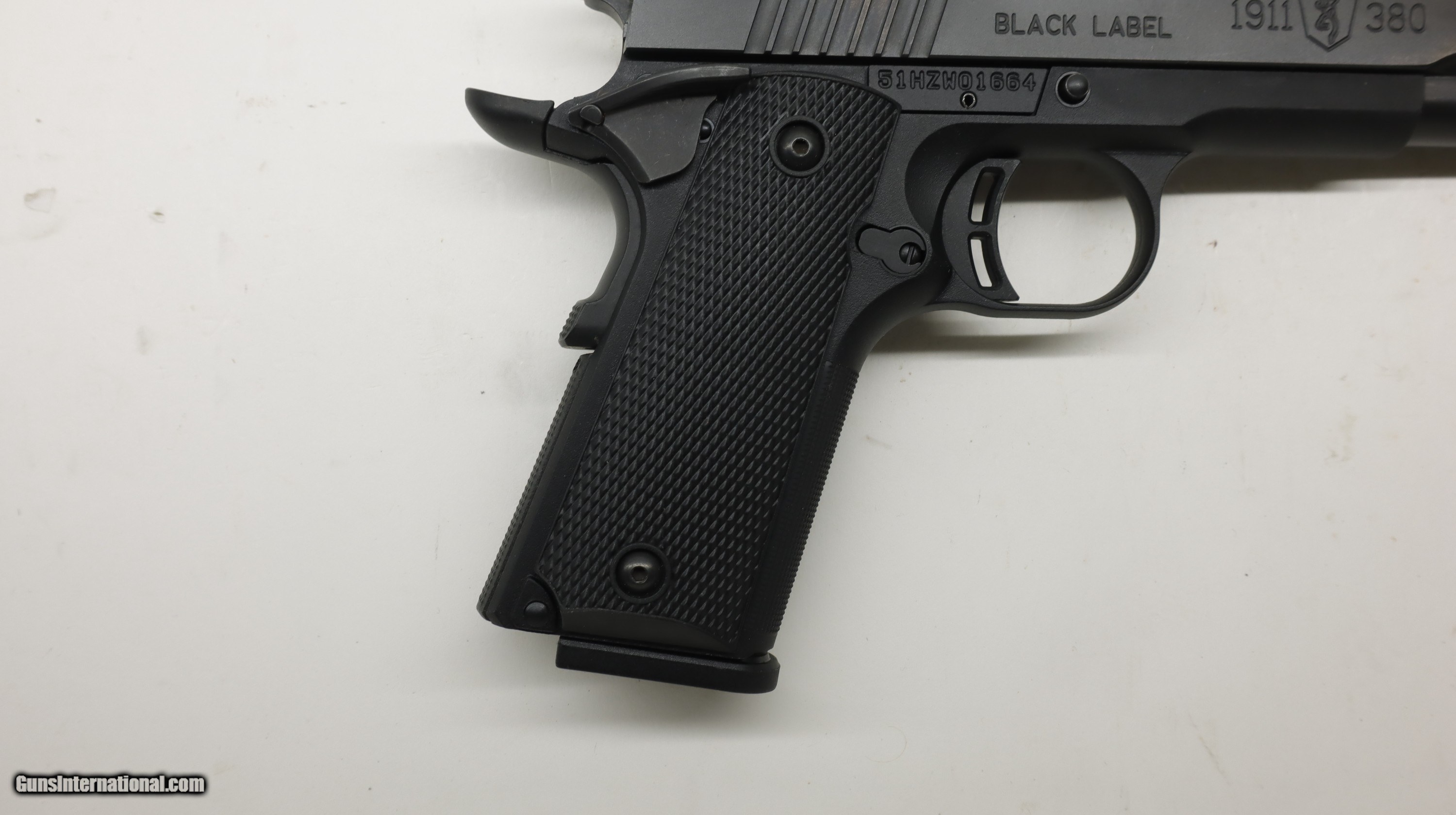 Browning 1911-380 Black Label Full Size 380 ACP, Factory Demo #051904492