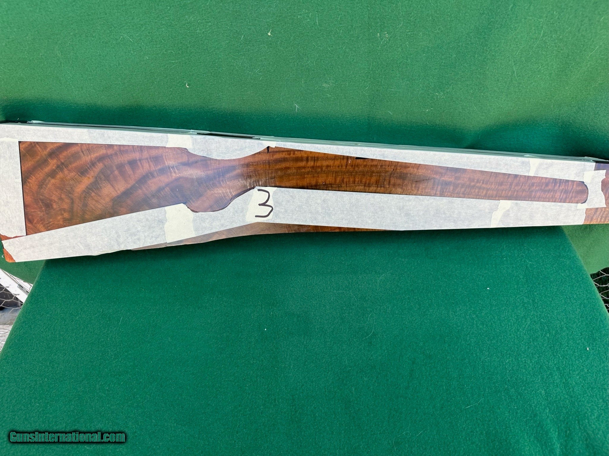 Gun Stock Exhibition grade, claro walnut, beautiful colors, full ...