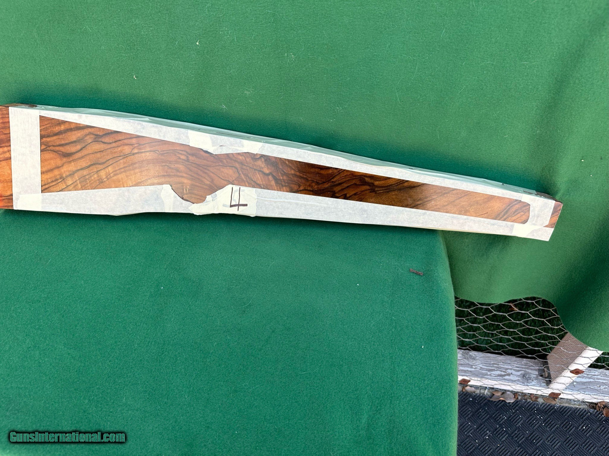 Gun Stock Exhibition grade, claro walnut, beautiful colors, full ...