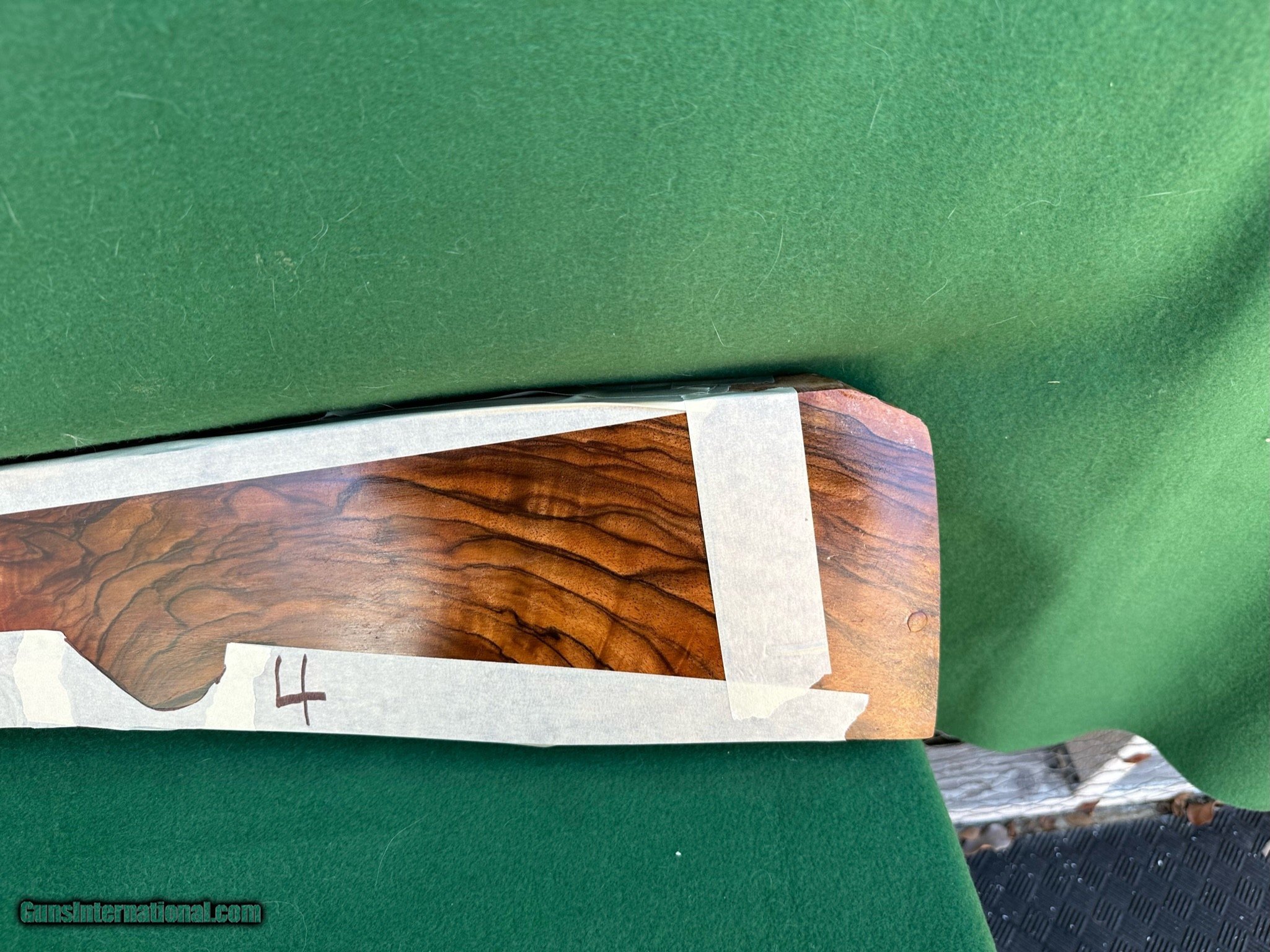 Gun Stock Exhibition grade, claro walnut, beautiful colors, full ...