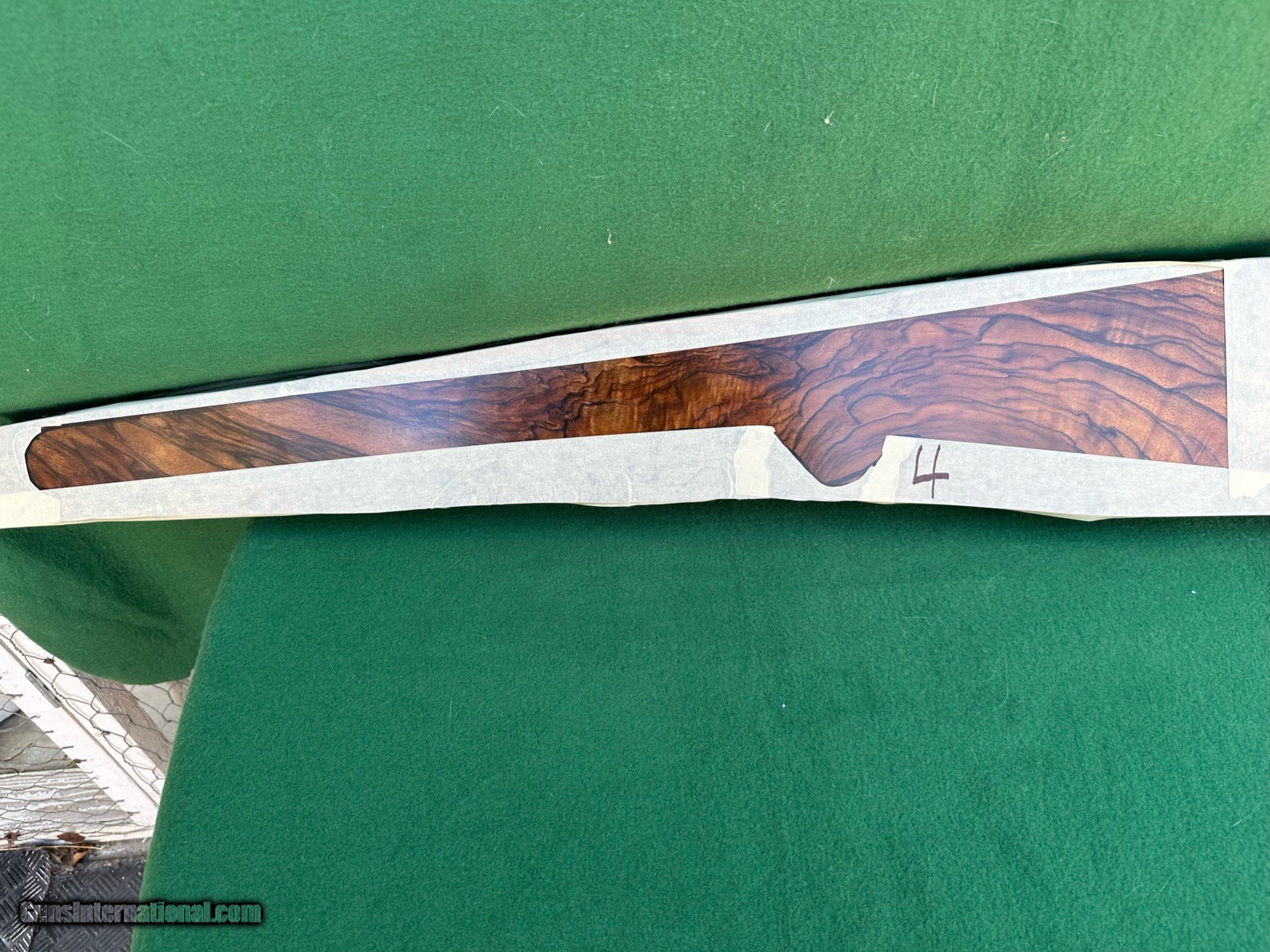 Gun Stock Exhibition grade, claro walnut, beautiful colors, full ...