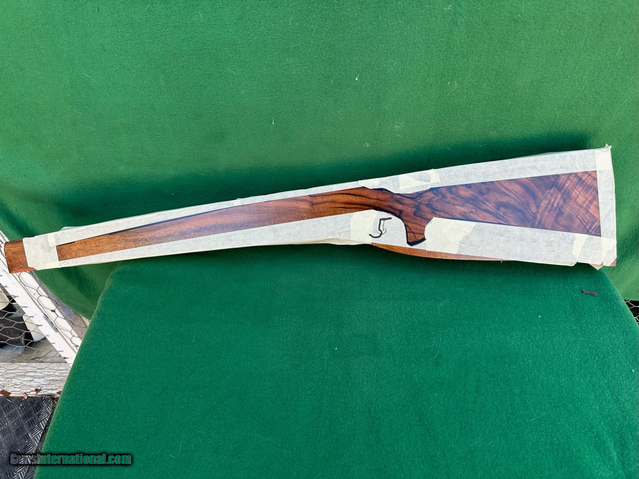 Gun Stock Exhibition grade, claro walnut, beautiful colors and figure