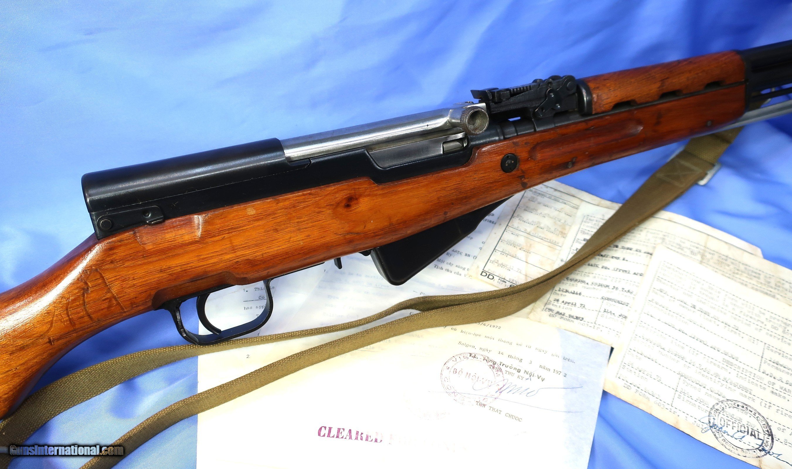 Chinese Chicom Type 56 SKS Factory 26 Vietnam Capture w/Capture Papers ...