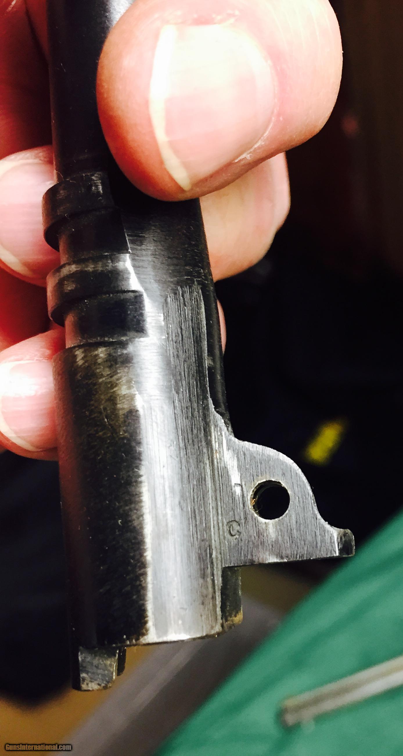 Rare 45 ACP barrel marked "HS" High Standard-WWI or WWII