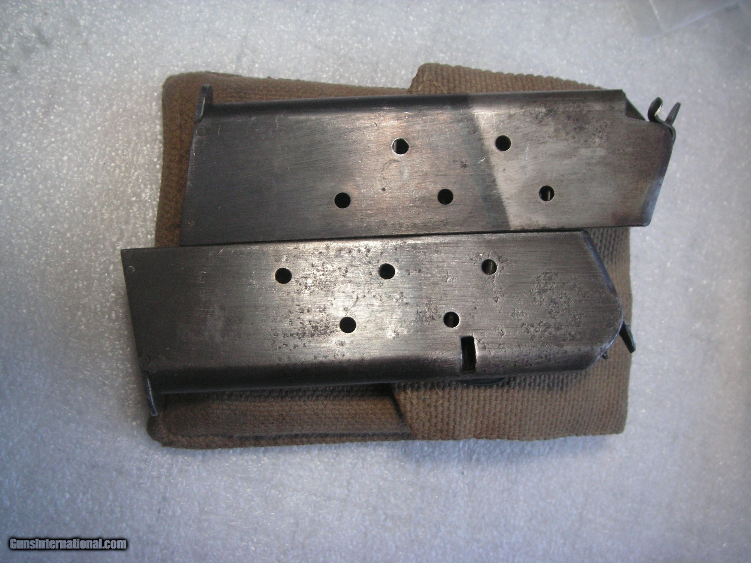 1911 TWO VINTAGE ORIGINAL WW1 MAGAZINES IN CASE