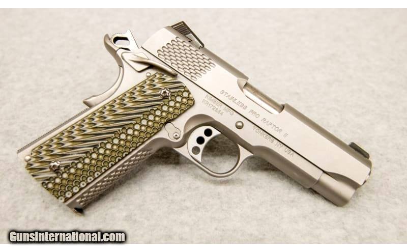 Kimber ~ Stainless Pro Raptor II Custom Shop ~ .45 ACP