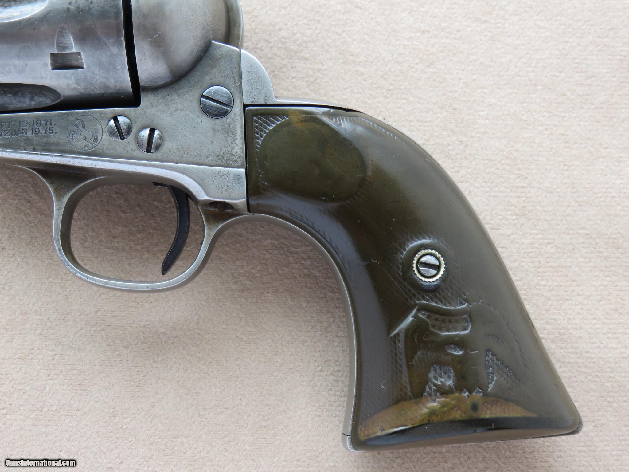 1893 Antique Colt Single Action Army Chambered in .45 Colt SOLD