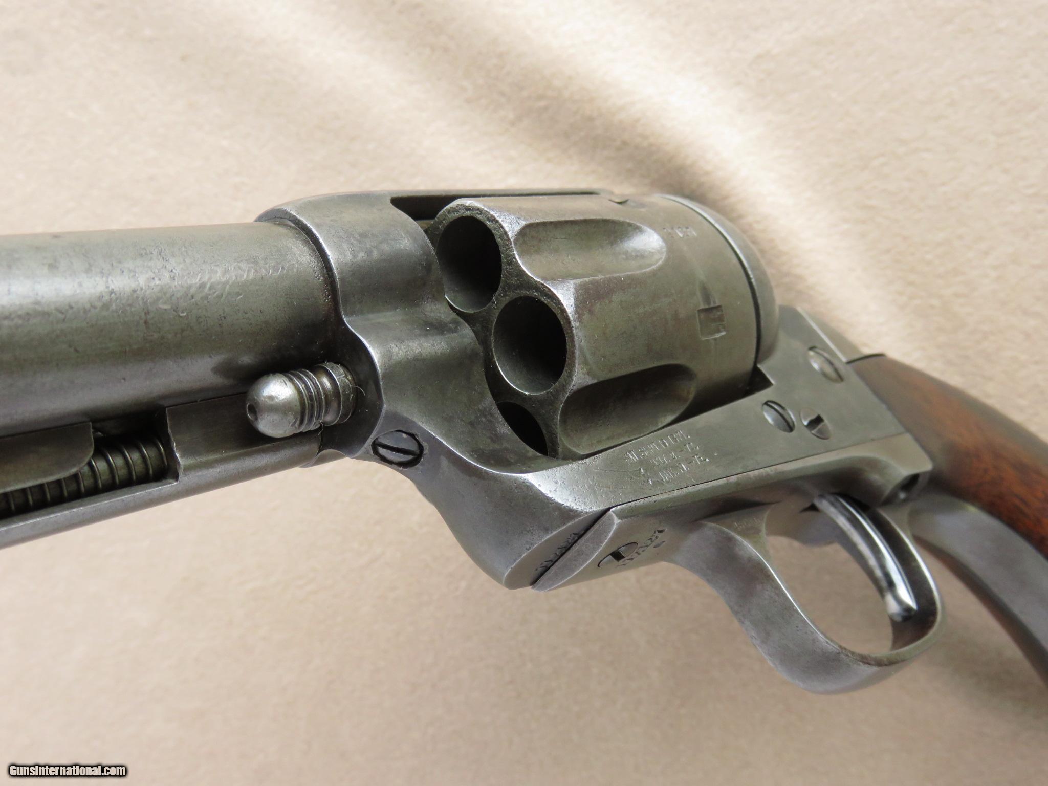 Colt Black Powder Single Action, Cal. .45 LC, 4 3/4 Inch Barrel, 1885 ...