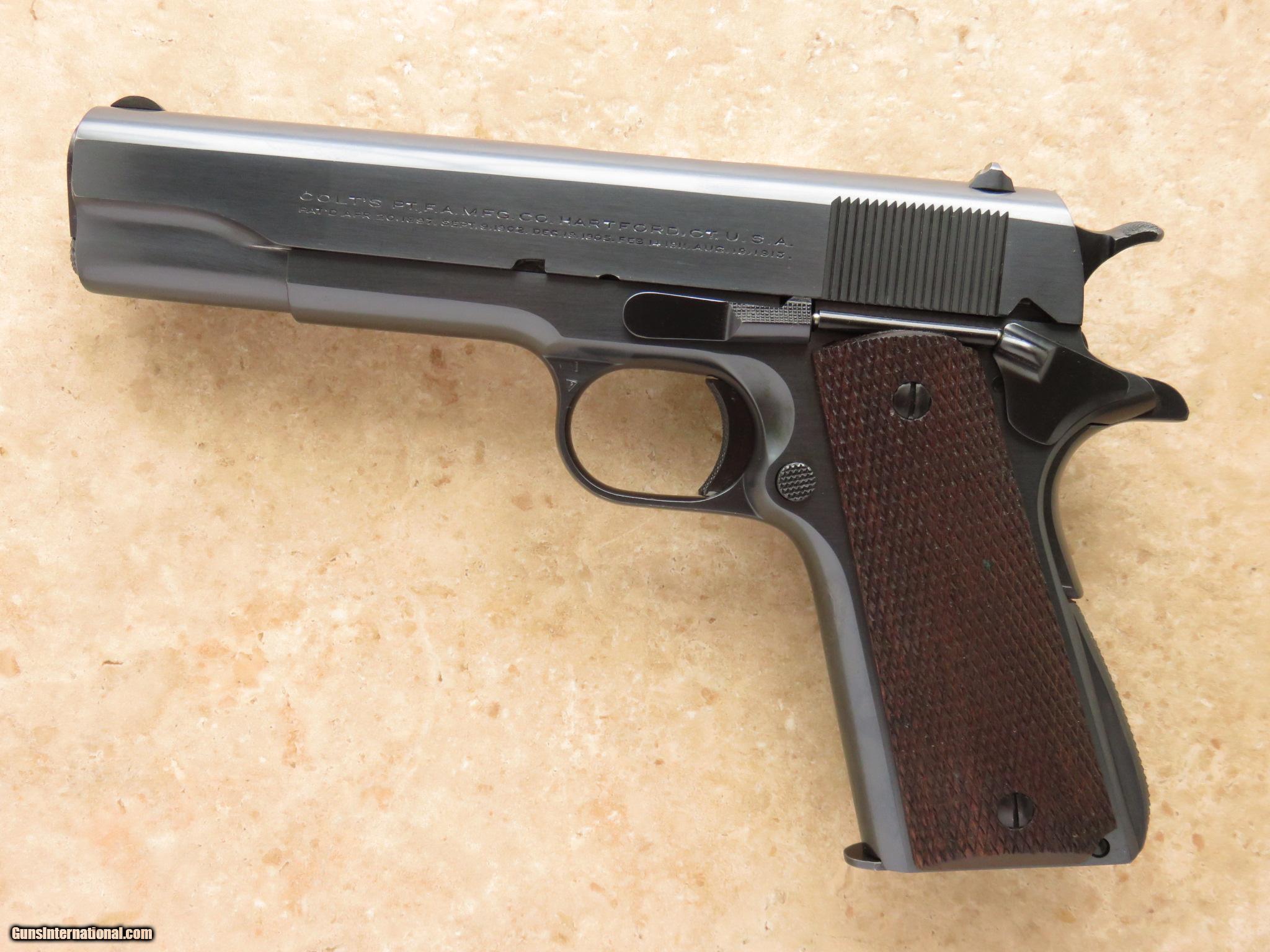 Colt Super .38 Automatic Pistol Pre-War, Cal. .38 Super, Looks Like New ...