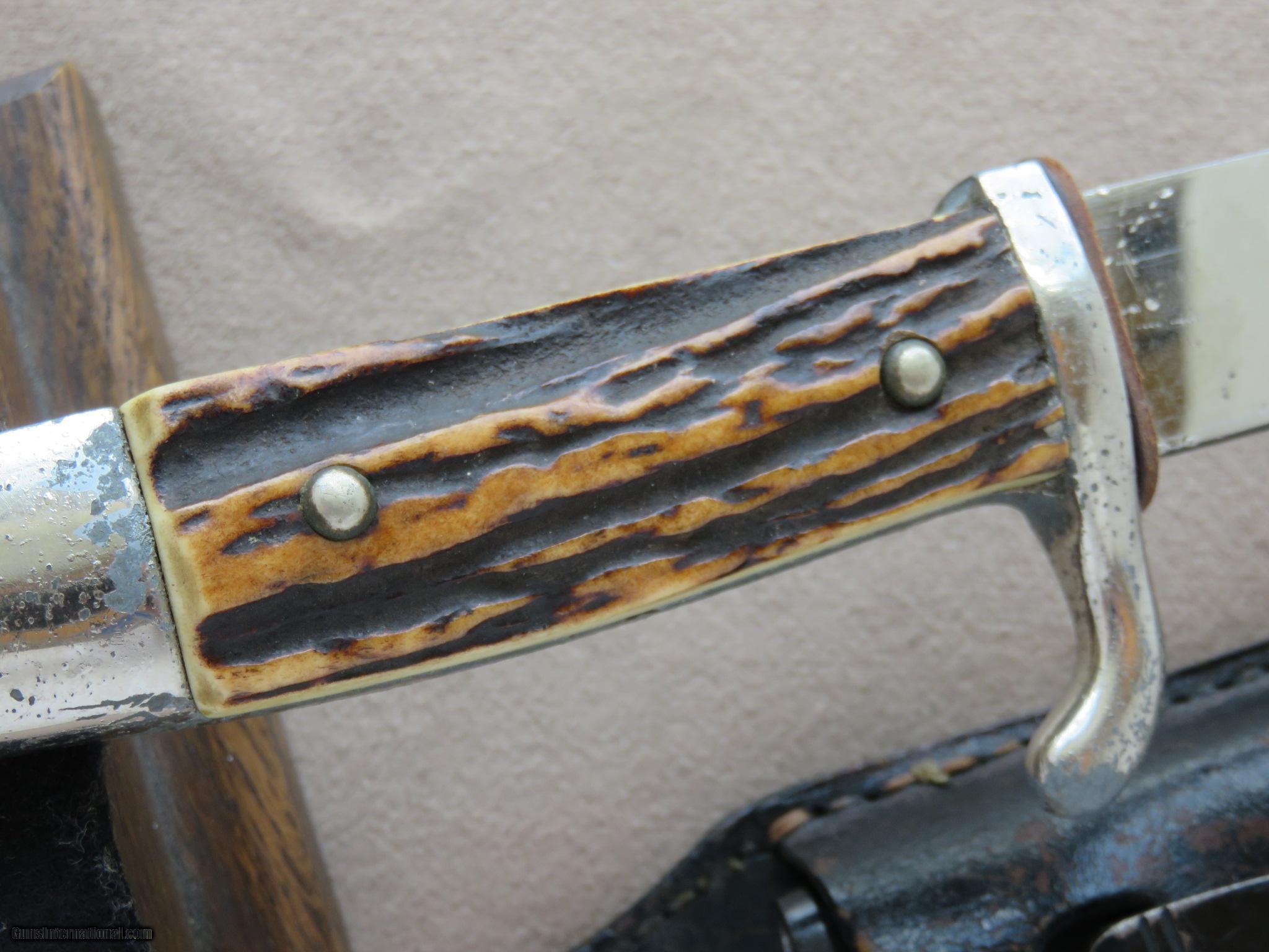 WWII Luftwaffe Stag Handle Dress Bayonet, World War 2 German Military