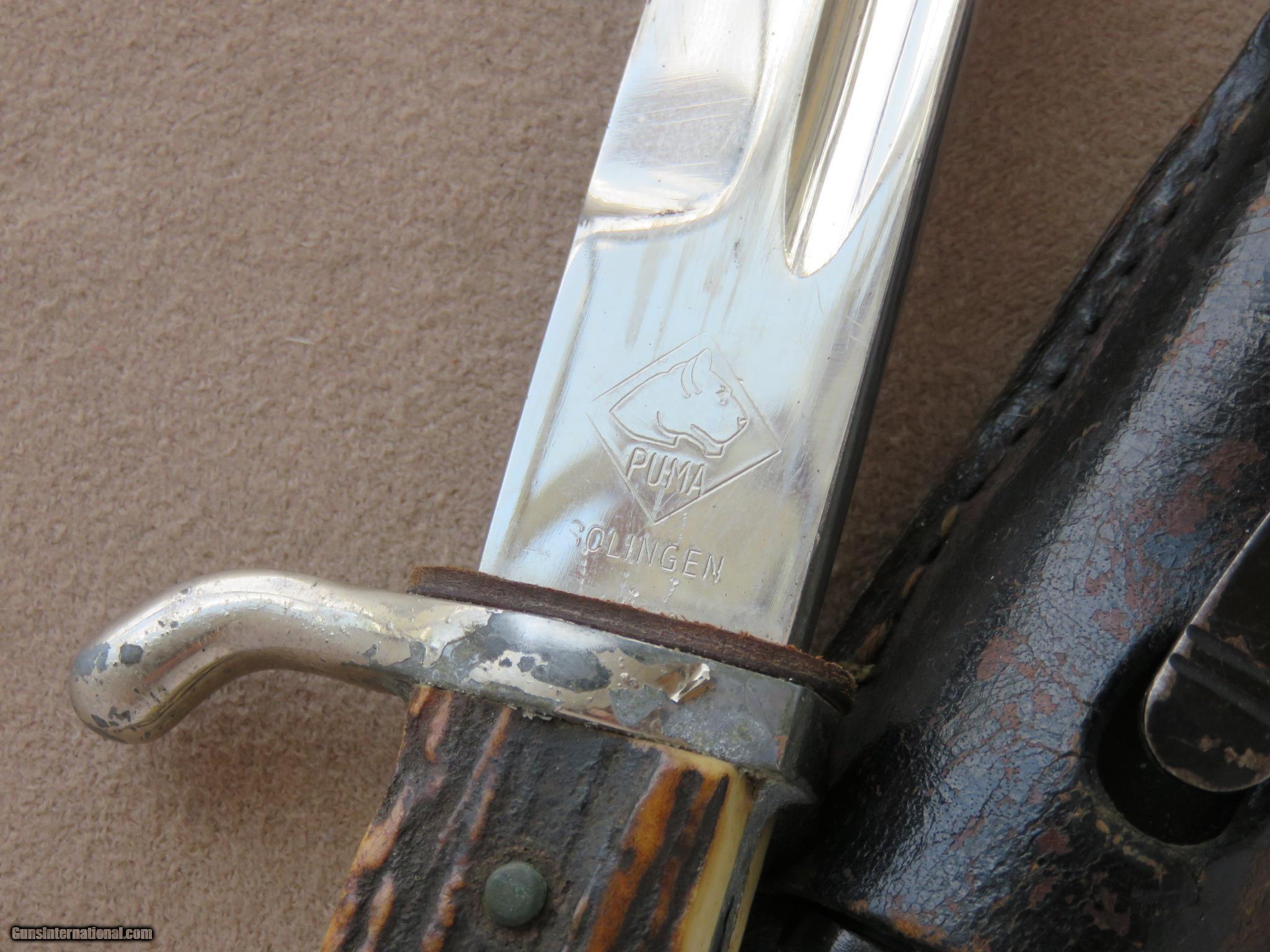 WWII Luftwaffe Stag Handle Dress Bayonet, World War 2 German Military