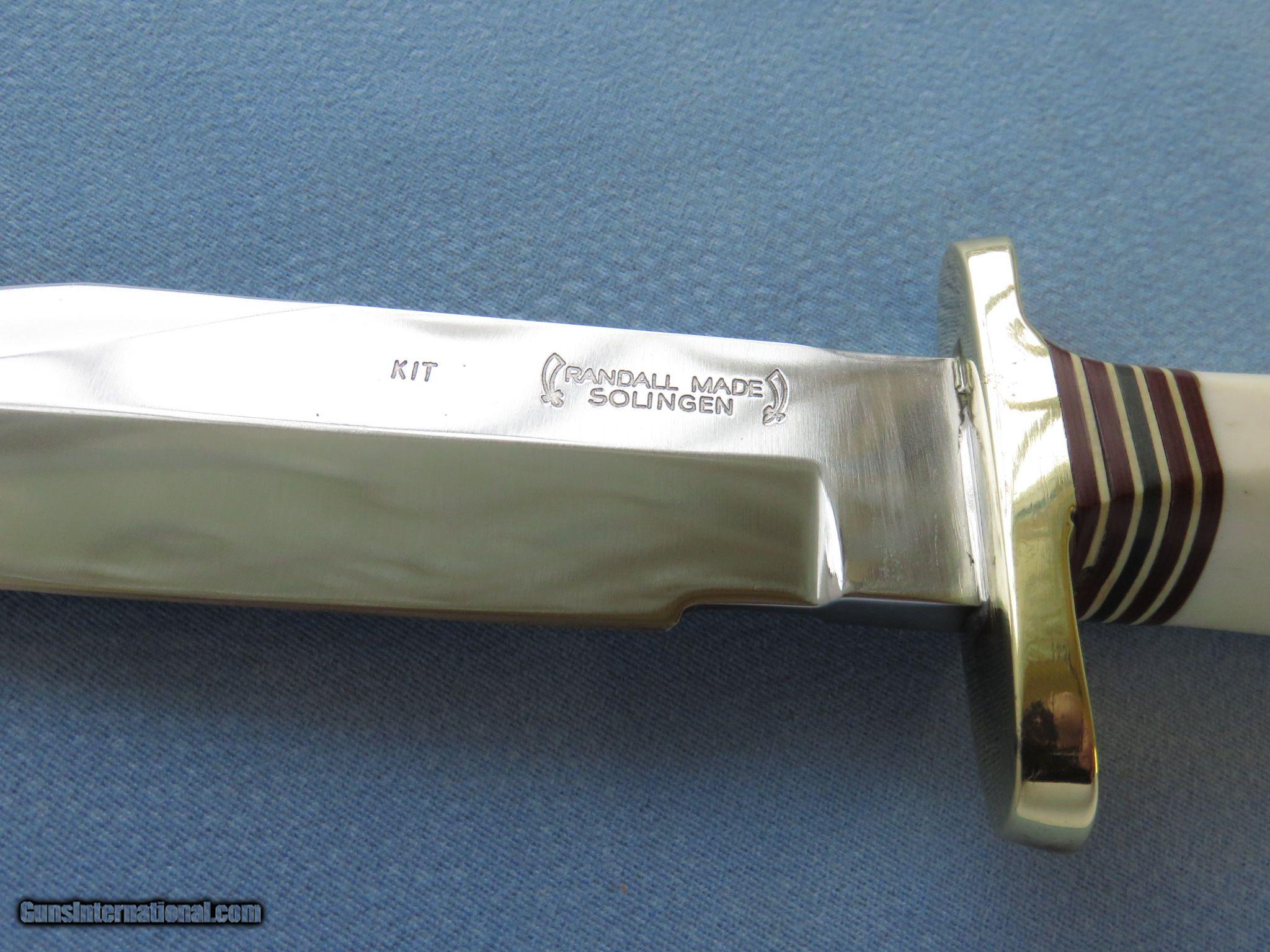 Randall #14 Attack Knife, KIT Model with Solingen Blade, Stag Handle