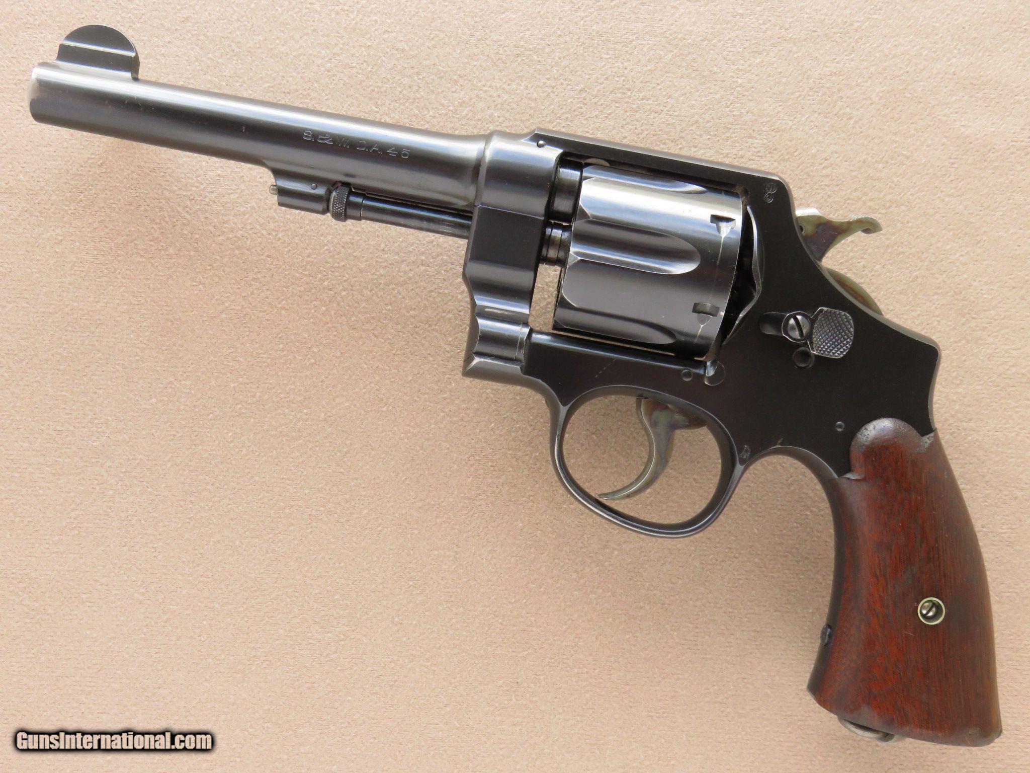 Smith & Wesson .45 Hand Ejector (Model 1917 Military), Cal. .45 Auto Rim or .45 ACP (In Moon Clips)