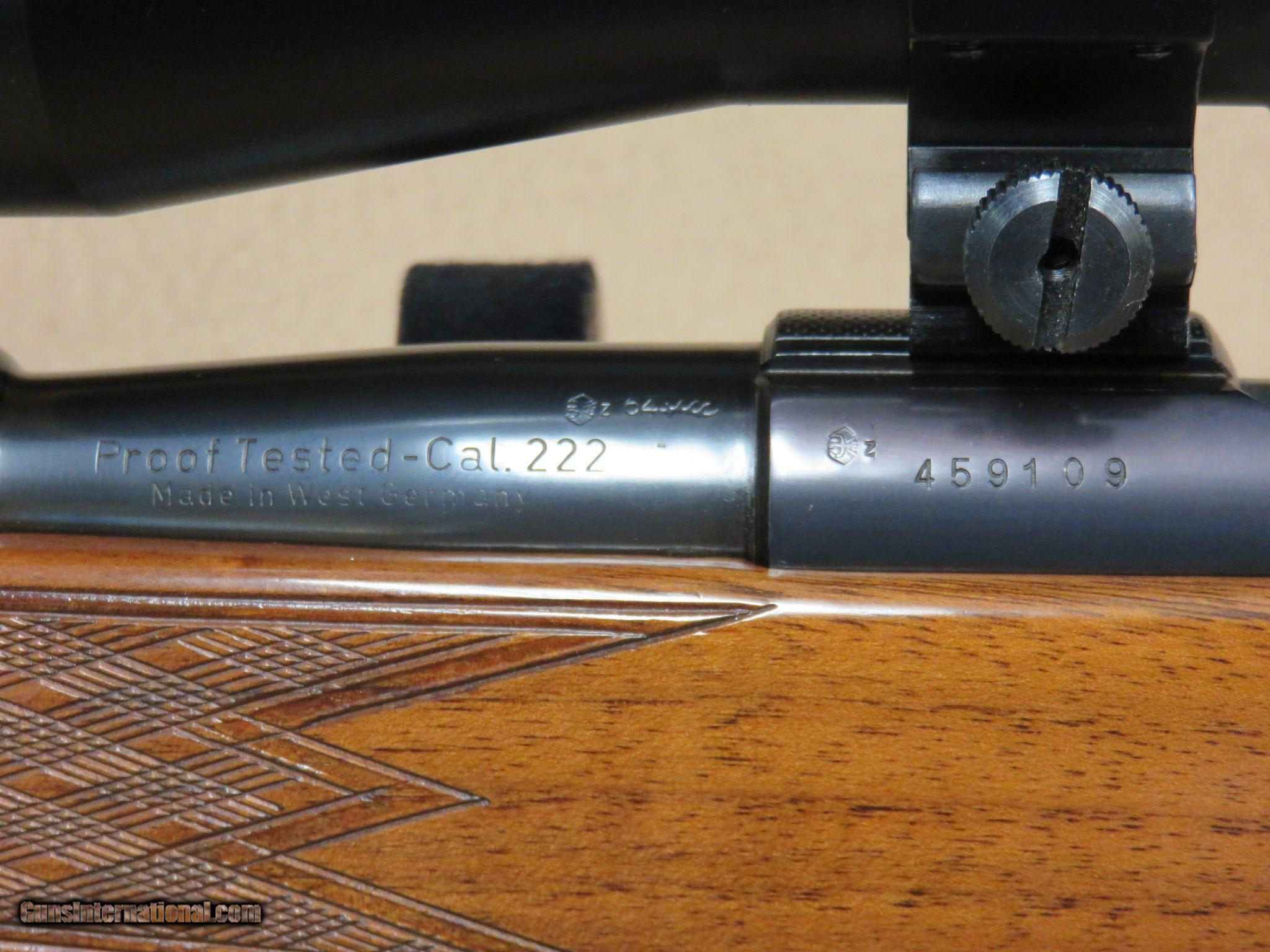 1964 Anschutz Savage Model 153 in .222 Remington with Leupold VX-3 2.5 ...