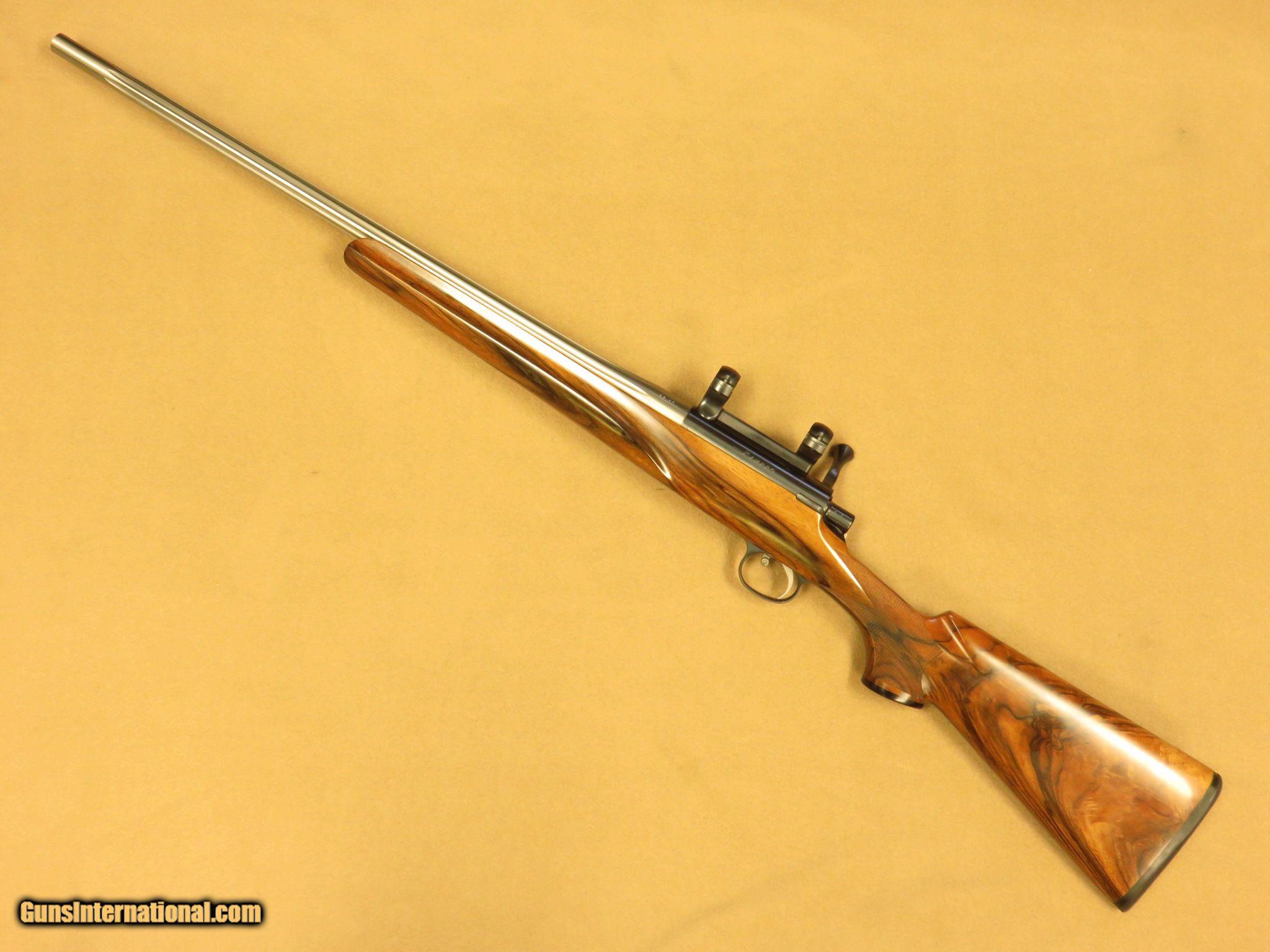 Rampro STP, Cal. .22 Bench Rest, 24 Inch Barrel, Beautiful Claro Walnut ...
