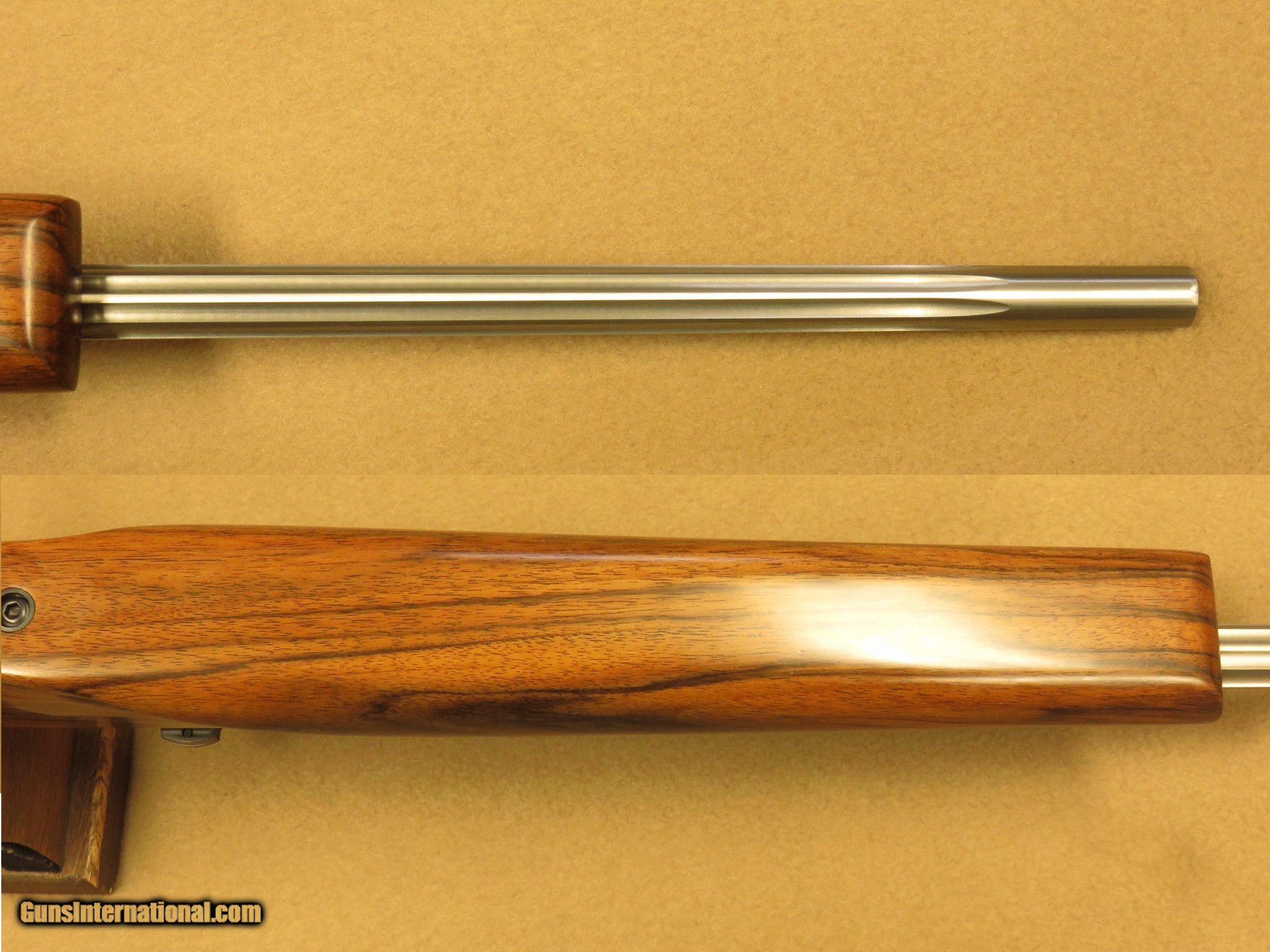 Rampro STP, Cal. .22 Bench Rest, 24 Inch Barrel, Beautiful Claro Walnut ...