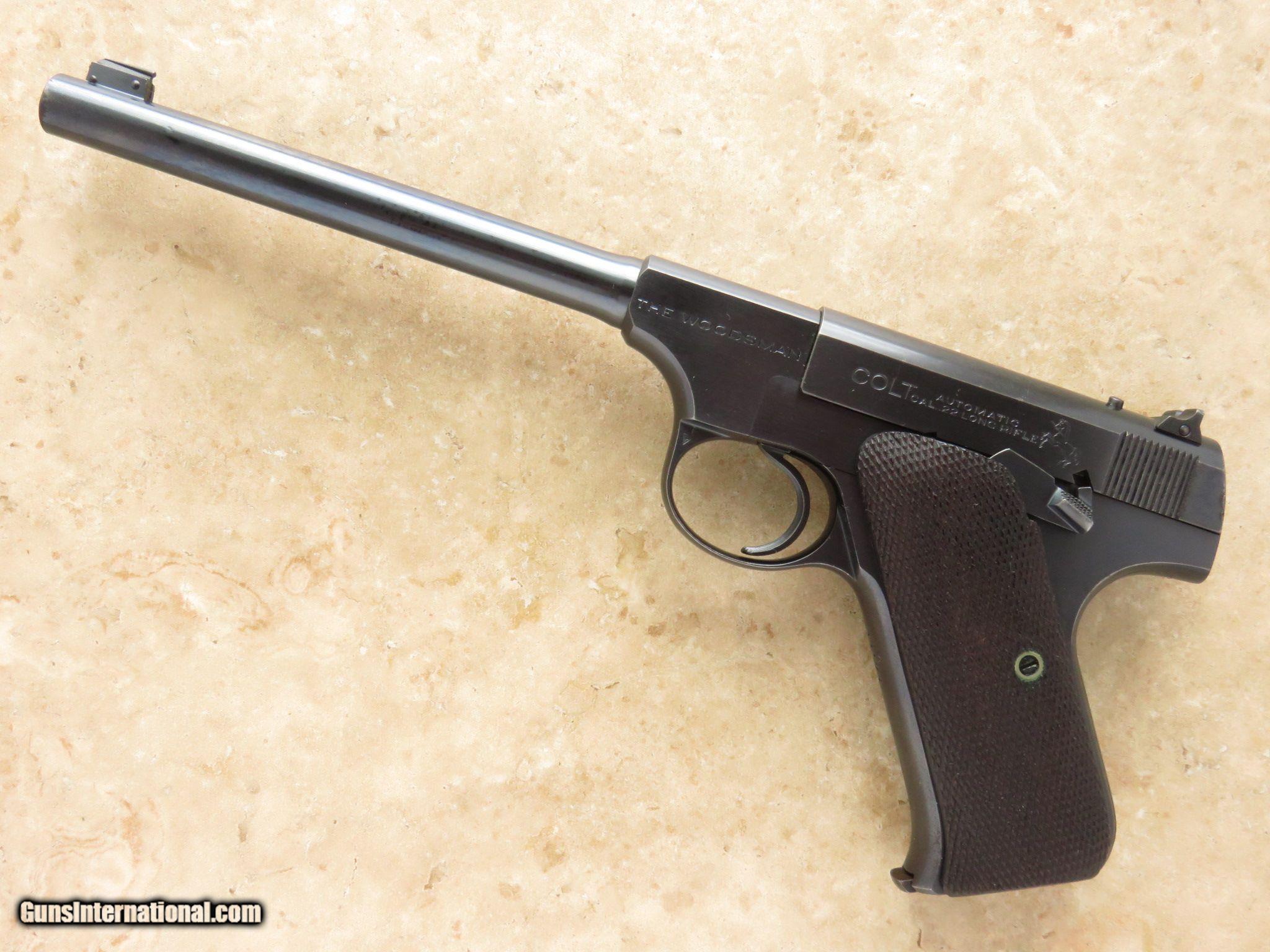Colt Woodsman Target Model 1st Series, Cal. .22 LR, 1931 Vintage
