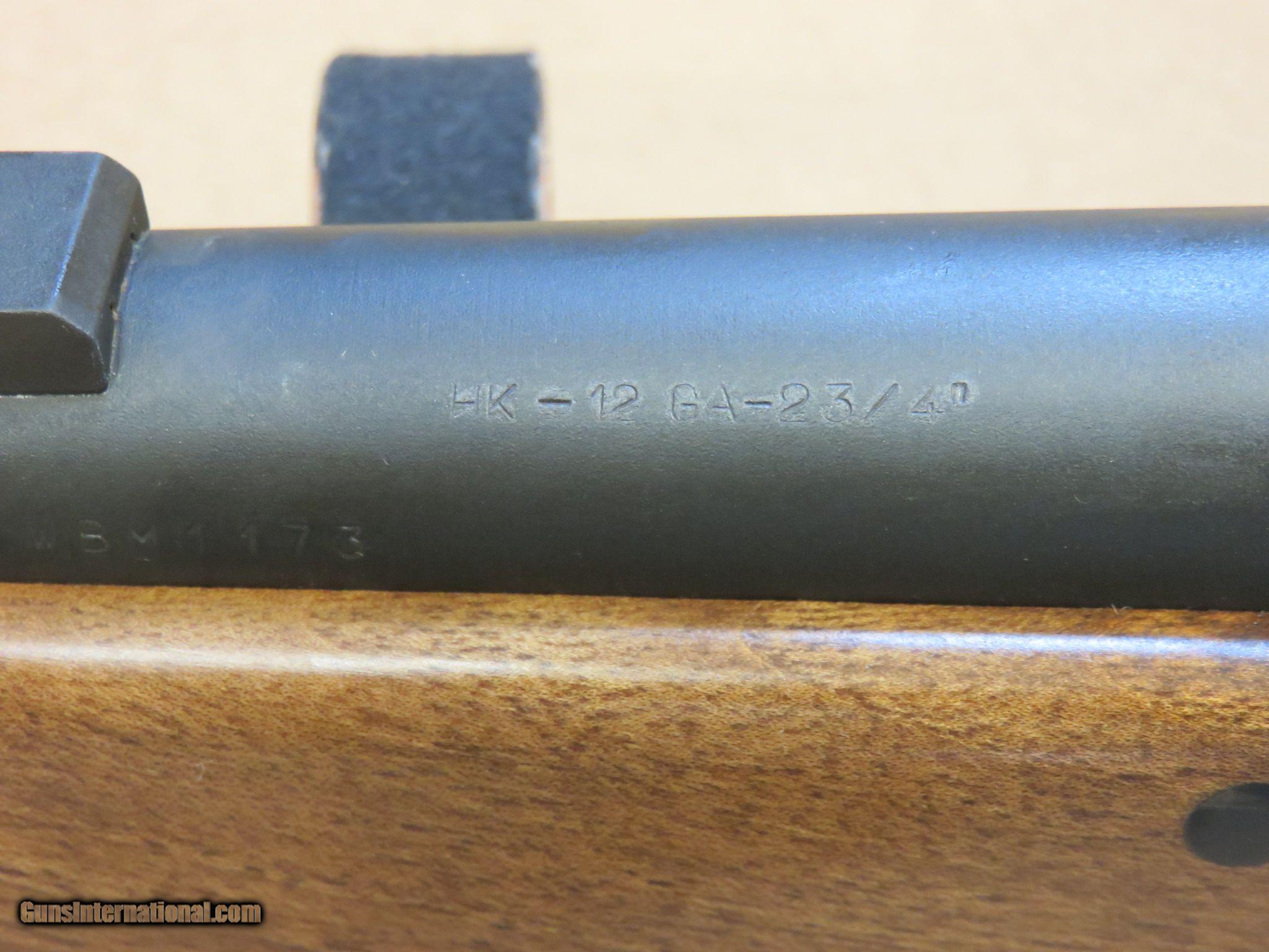 1988 HK Model 512 German Military Special Forces Combat Shotgun 12 ...