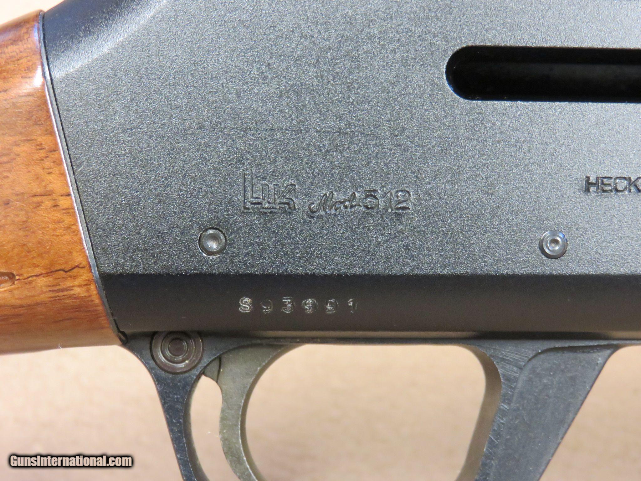 1988 HK Model 512 German Military Special Forces Combat Shotgun 12 ...