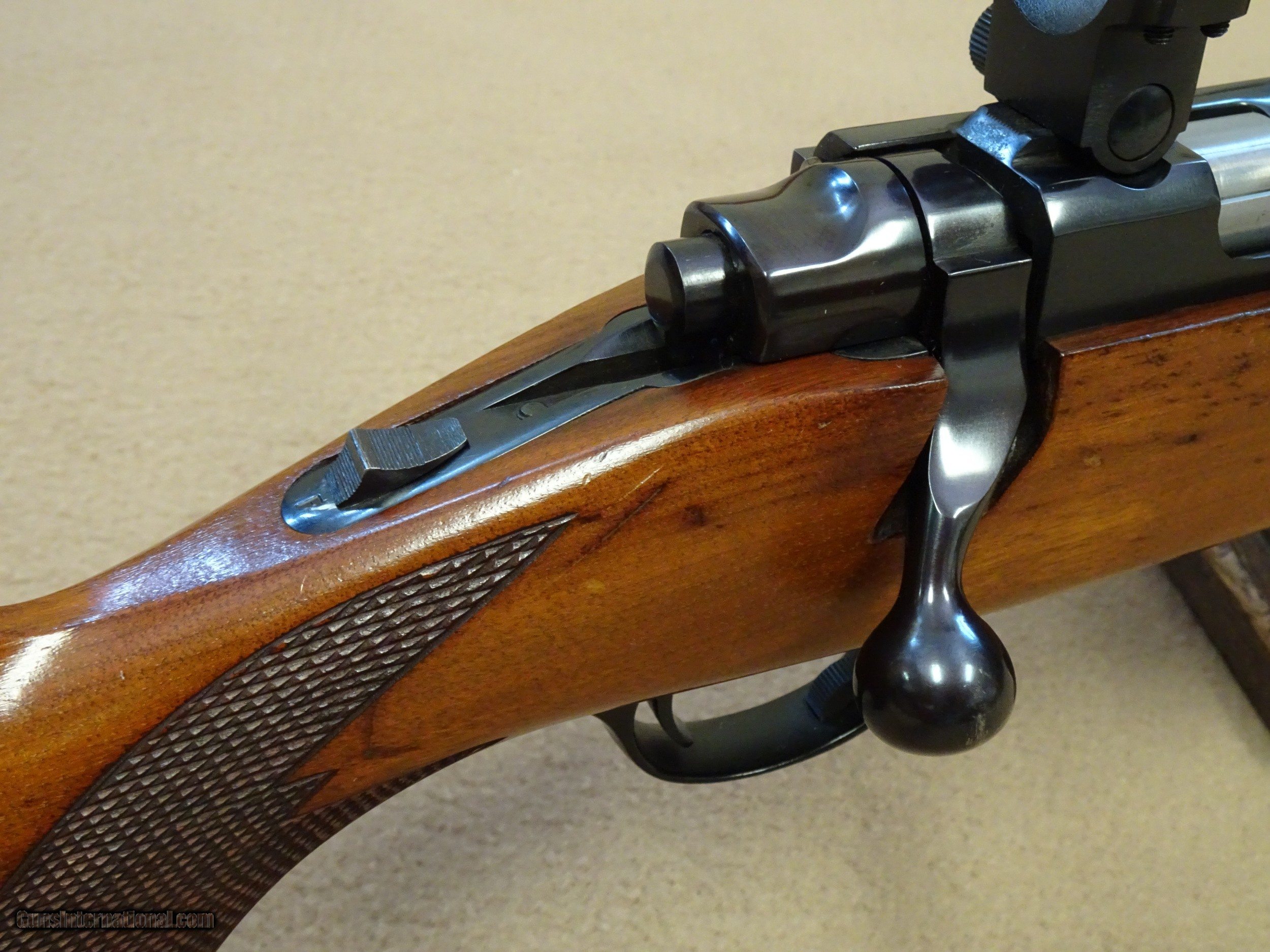 Vintage 1977 Ruger M77 Rifle in .22-250 Caliber w/ Factory 1" Rings ...