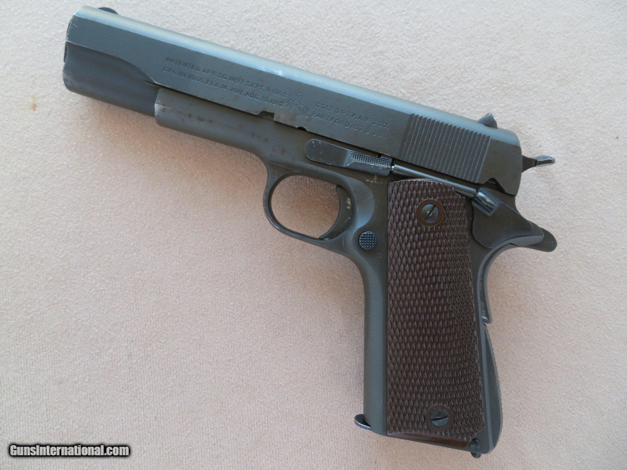 Colt 1911A1 45 A.C.P. All Matching U.S. Property WW2 **MFG. 1943**