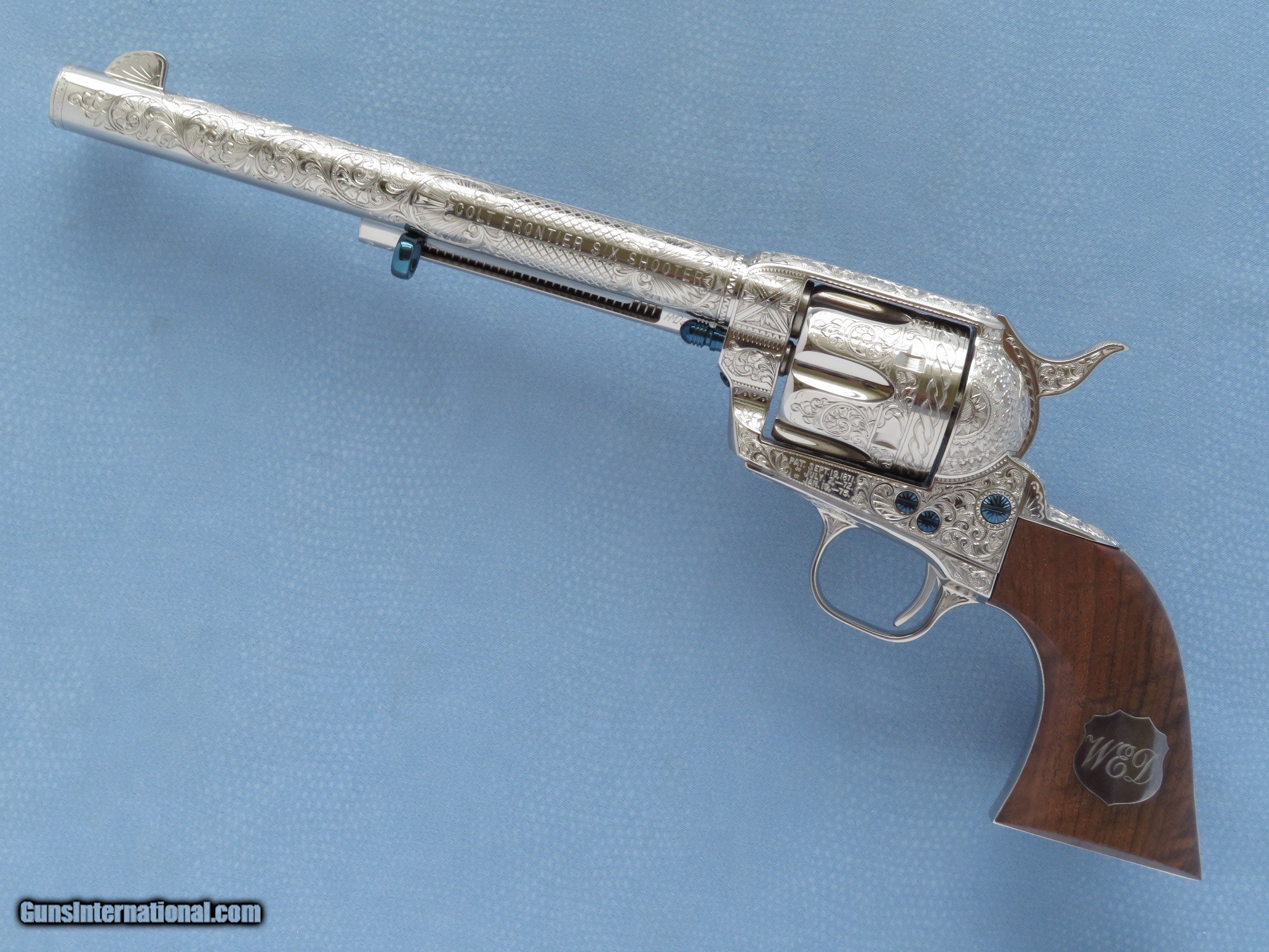 Howard Dove Engraved Colt Single Action, Cal. .44/40, 1989 Colt ...