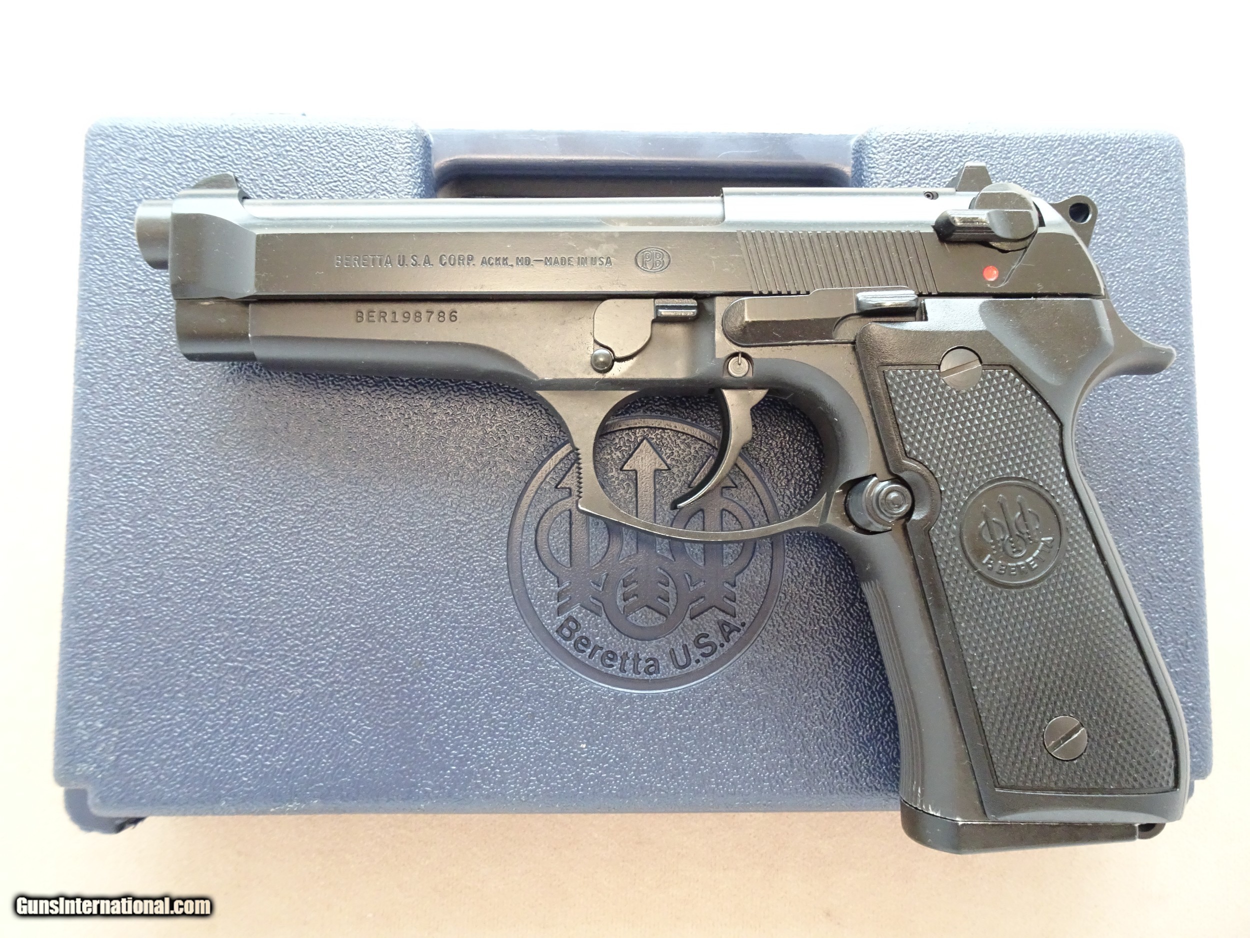 2000 Beretta Model 92FS 9mm Pistol w/ Box & Extra 10-rd Magazine ...