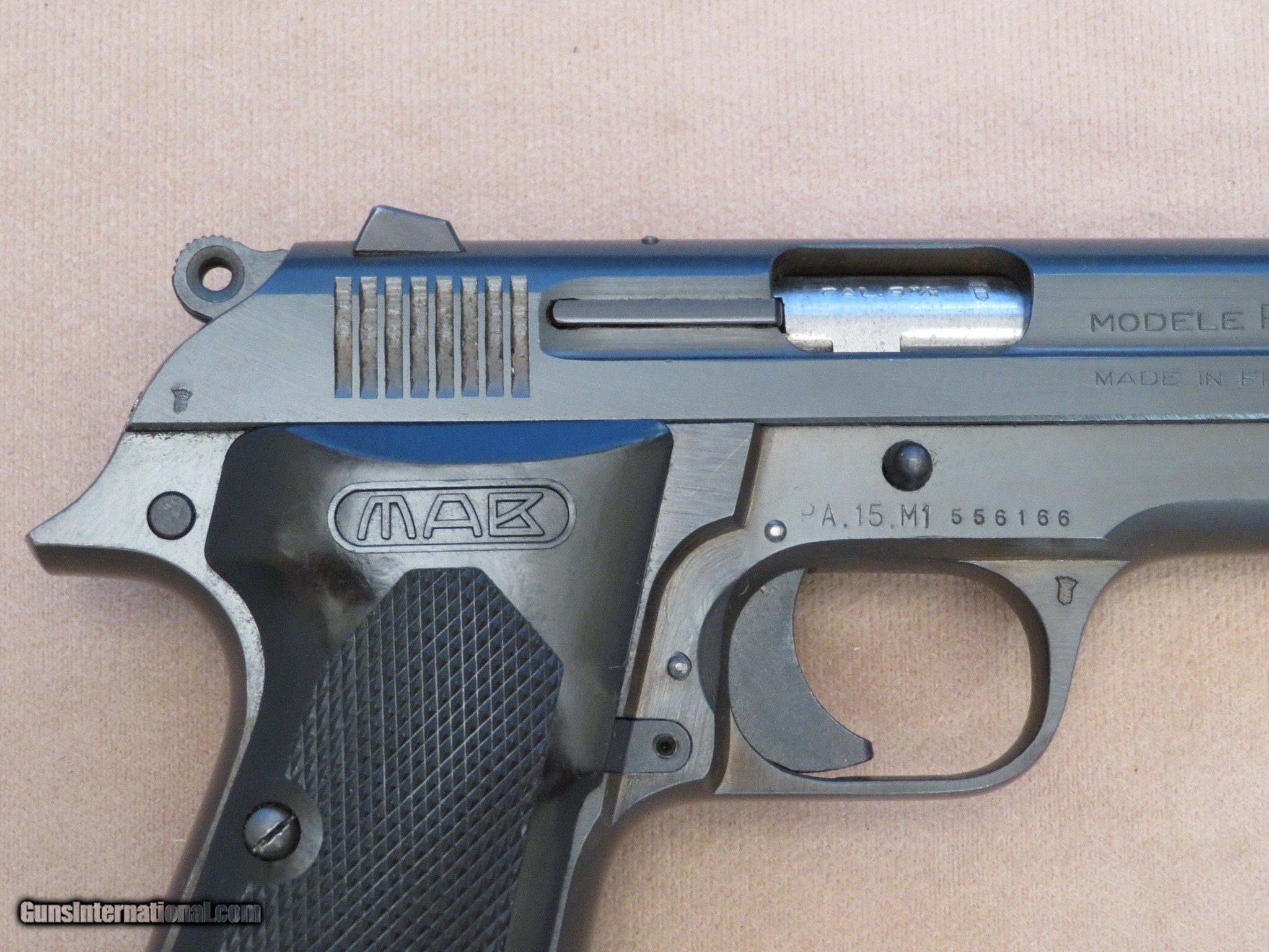 1970's Vintage French Military MAB Model PA-15 9mm Pistol w/ Extra ...