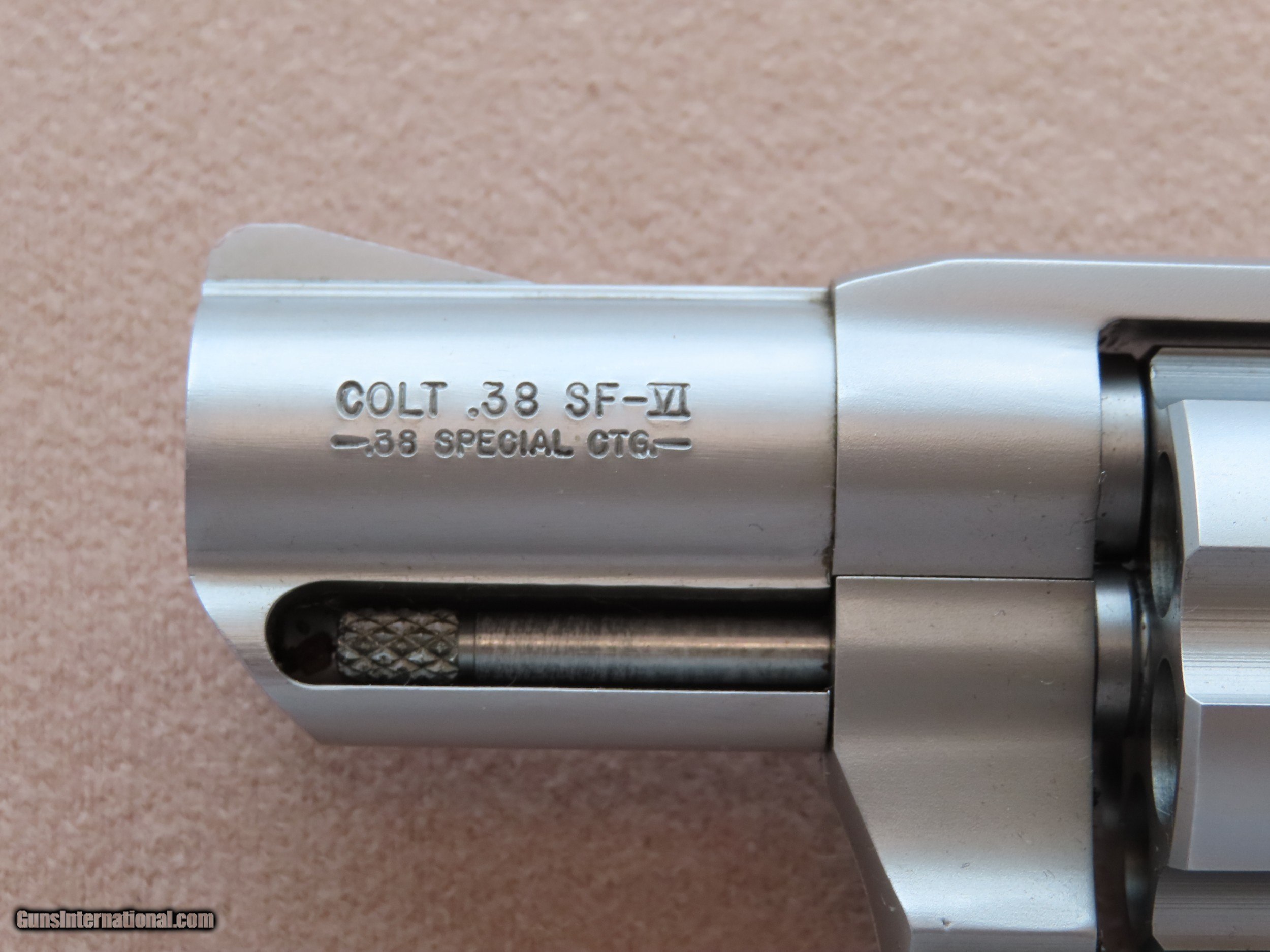 1995 Vintage Colt SF-VI .38 Special Revolver in Stainless Steel ...