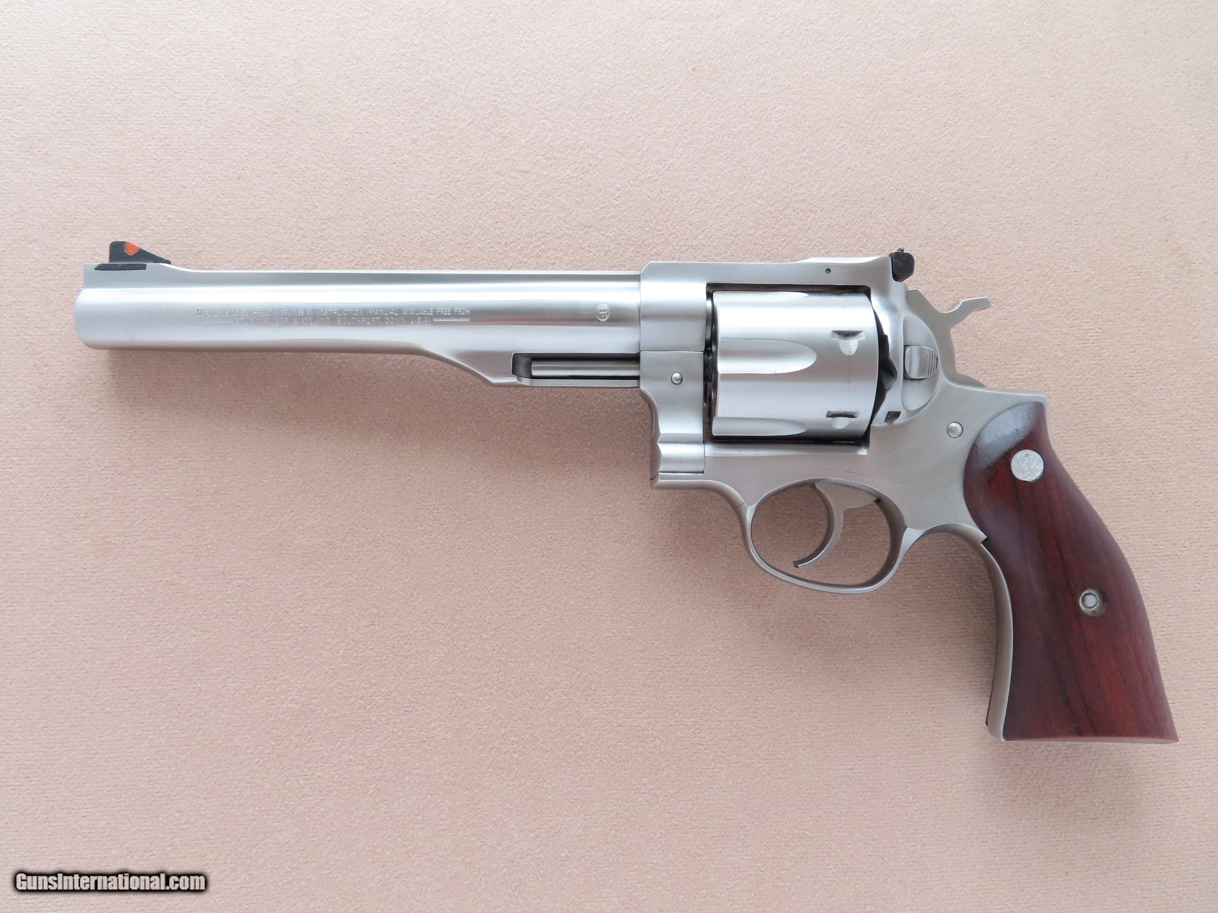 1982 Vintage Stainless Ruger Redhawk .44 Magnum Revolver ** Beautiful ...