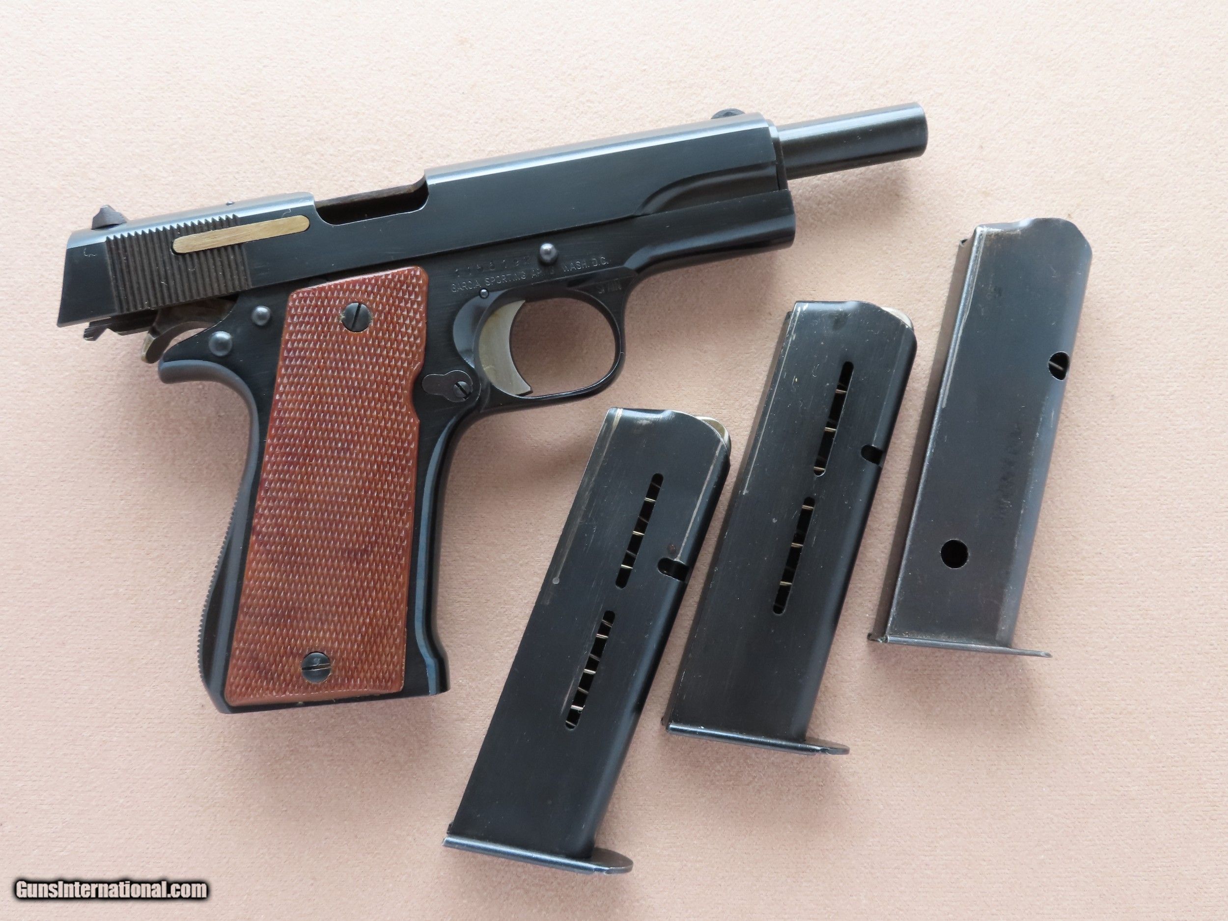 RARE Garcia Sporting Arms Star Model PS .45 ACP Pistol w/ Original Box ...