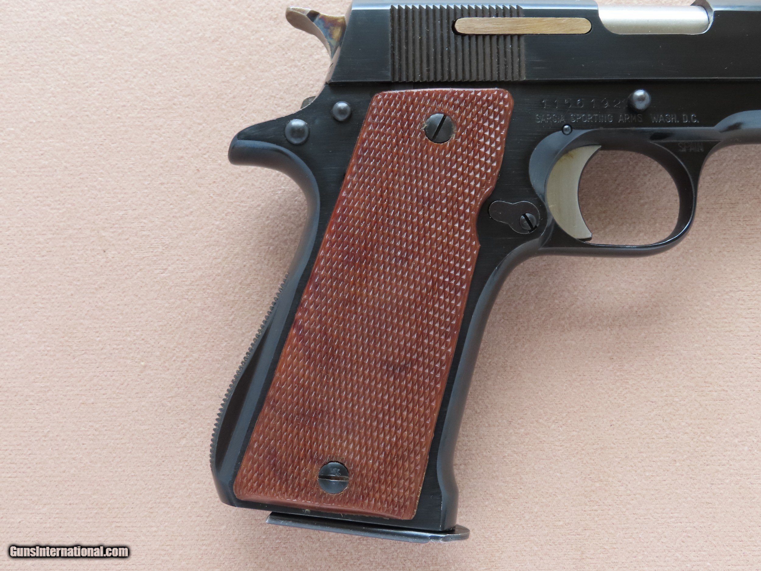 RARE Garcia Sporting Arms Star Model PS .45 ACP Pistol w/ Original Box ...