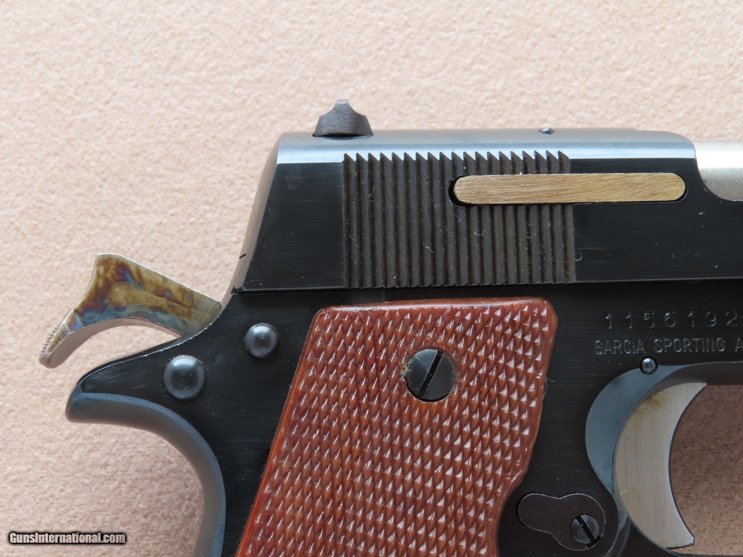 RARE Garcia Sporting Arms Star Model PS .45 ACP Pistol w/ Original Box ...