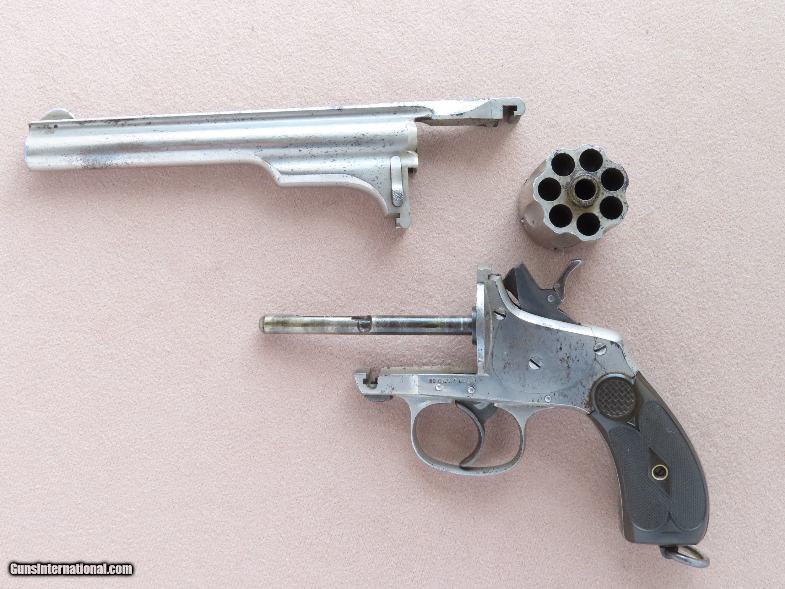 Antique Merwin Hulbert & Co. .32 Caliber 7-Shot Double Action Pocket ...