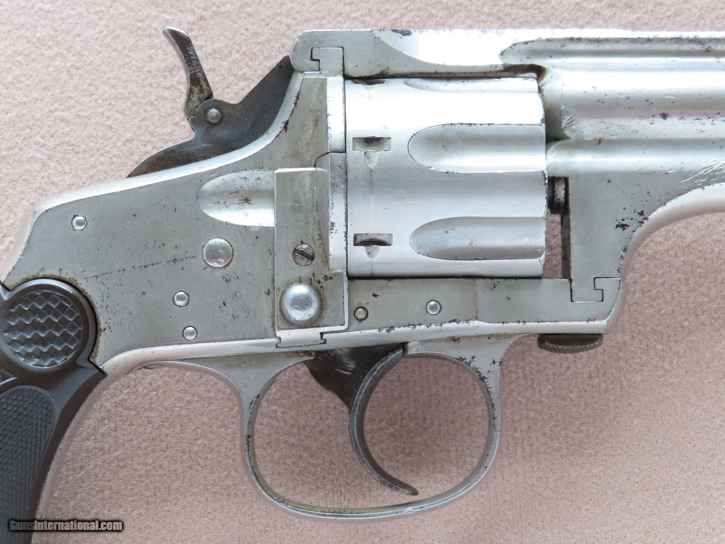 Antique Merwin Hulbert & Co. .32 Caliber 7-Shot Double Action Pocket ...