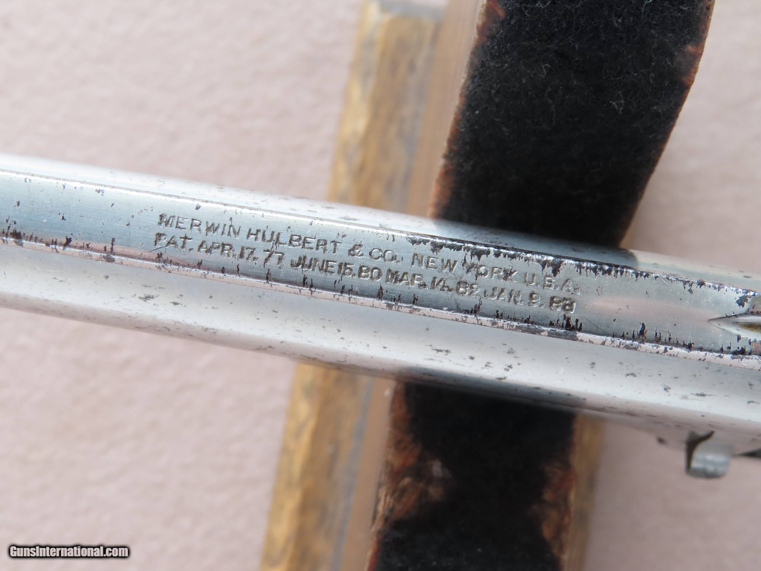 Antique Merwin Hulbert & Co. .32 Caliber 7-Shot Double Action Pocket ...