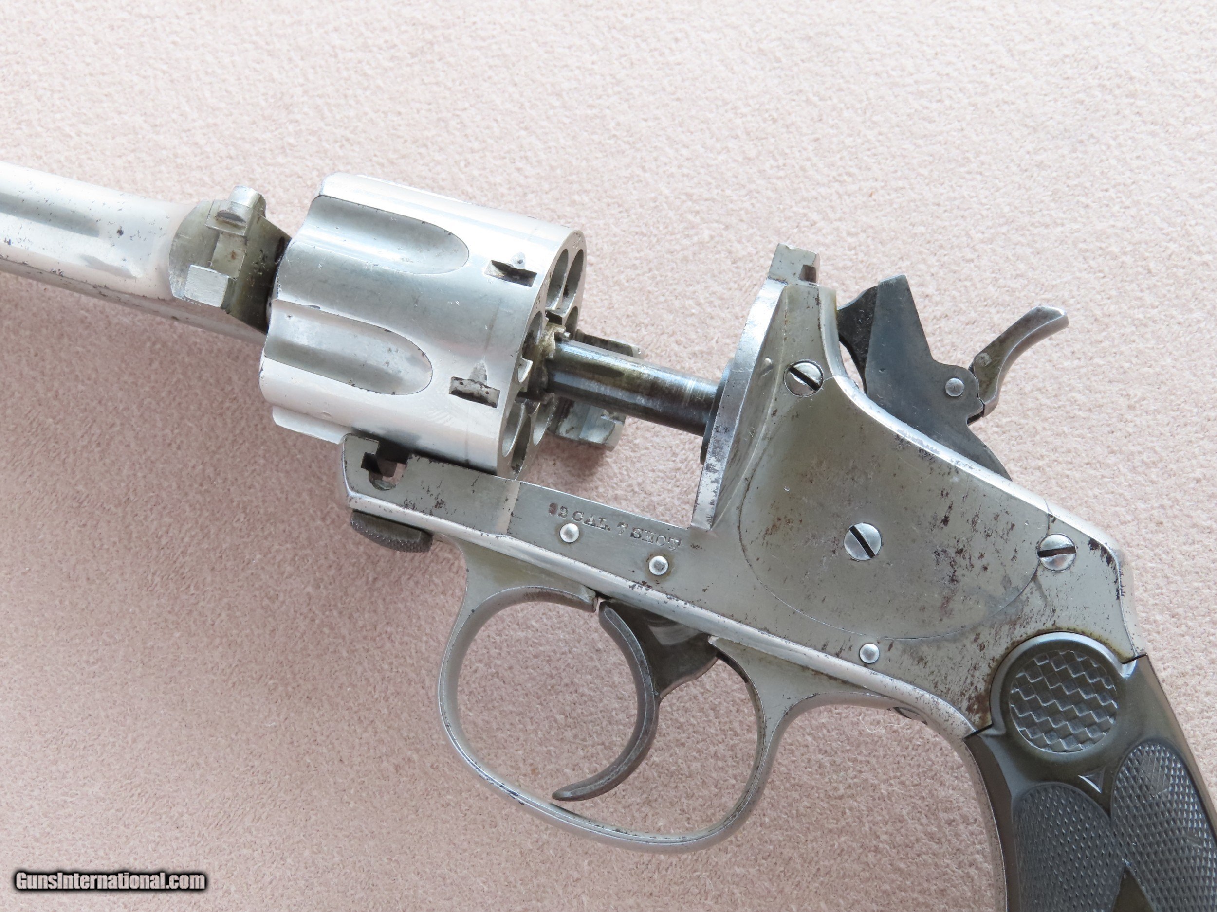 Antique Merwin Hulbert & Co. .32 Caliber 7-Shot Double Action Pocket ...