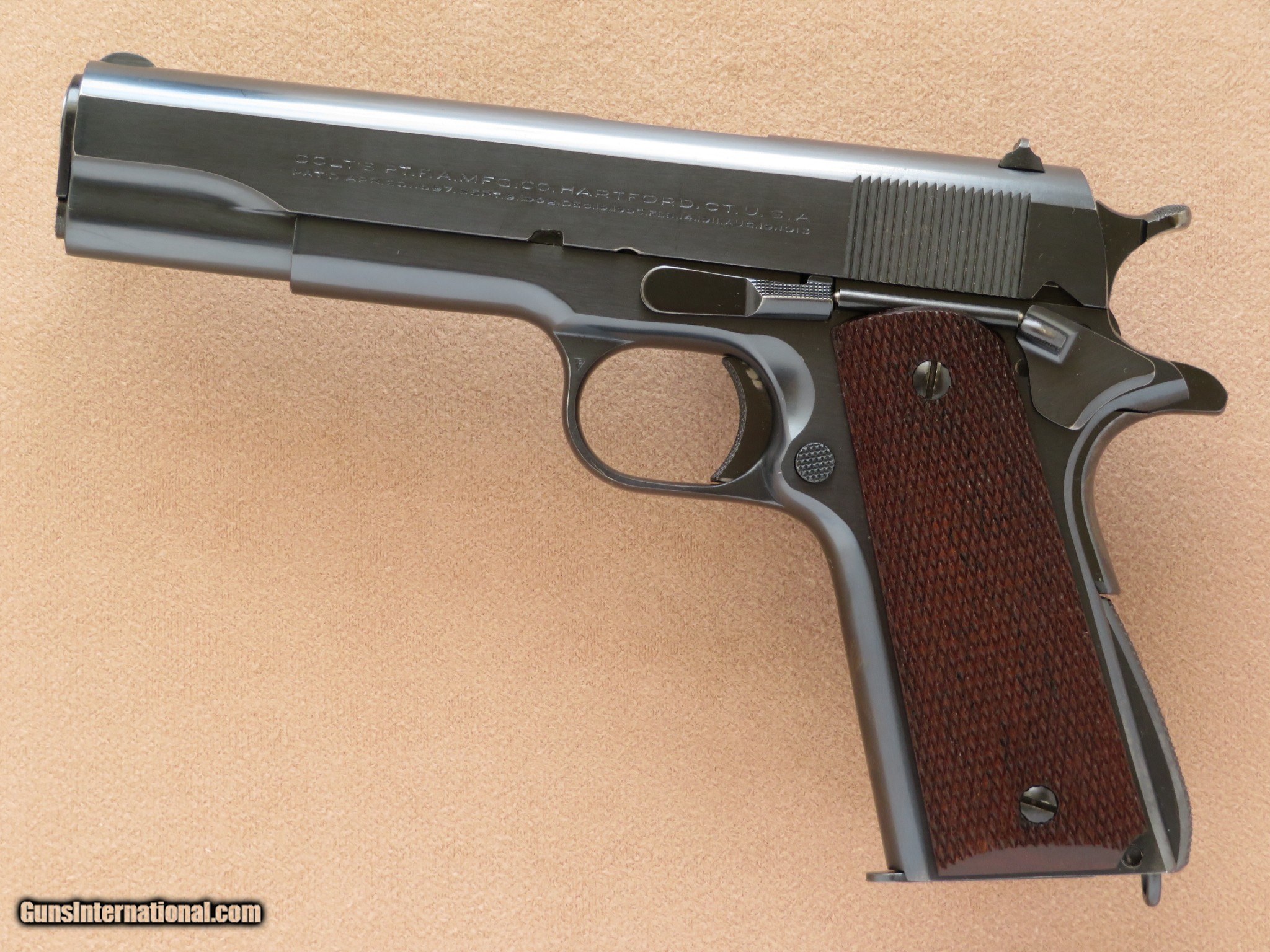 Colt Government Model 1911A1 Pre-WWII Commercial, Cal. .45 ACP, 1935 ...