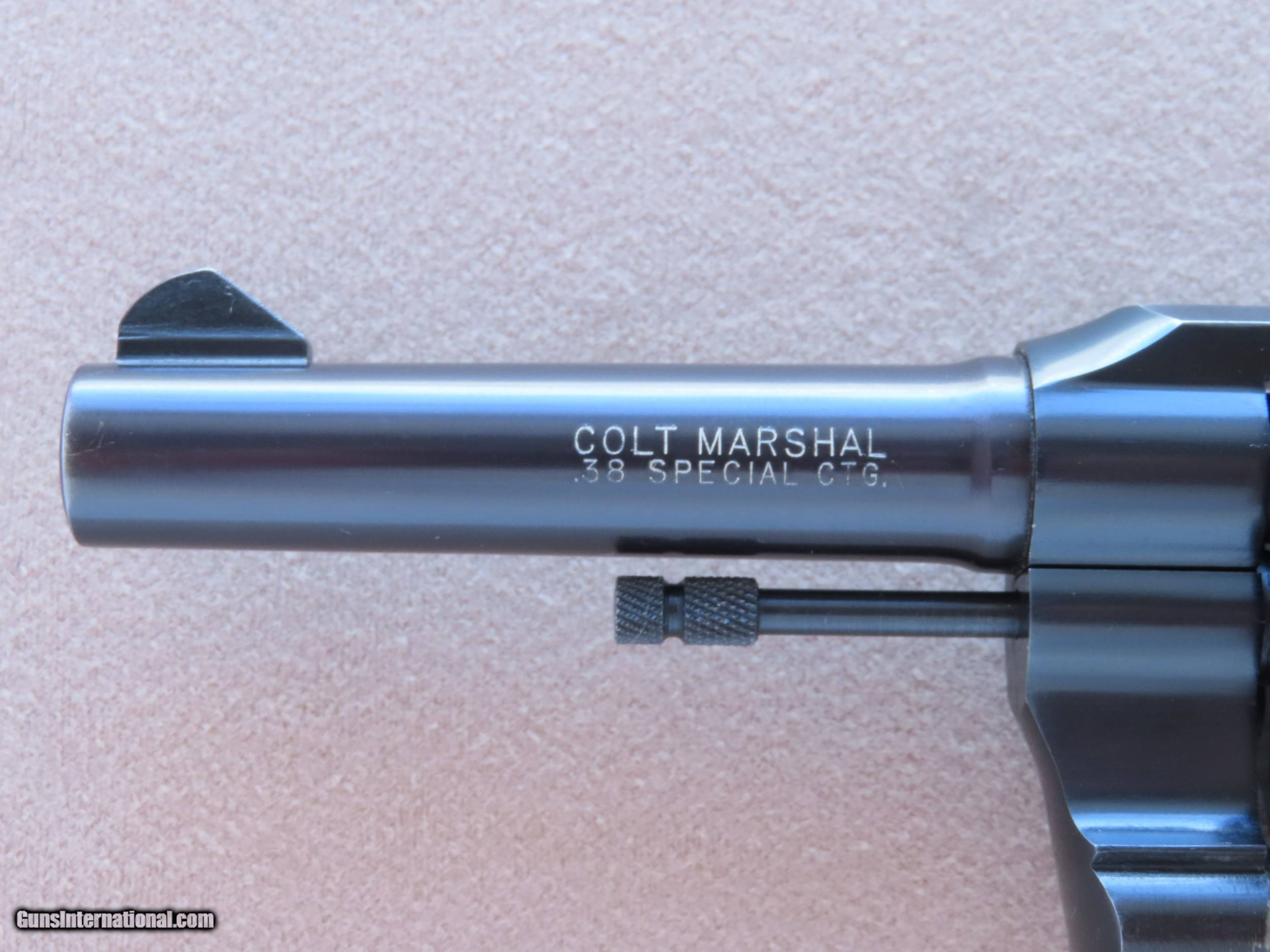 RARE 1954-56 Vintage Colt Marshall Model .38 Special Revolver w/ 4 ...