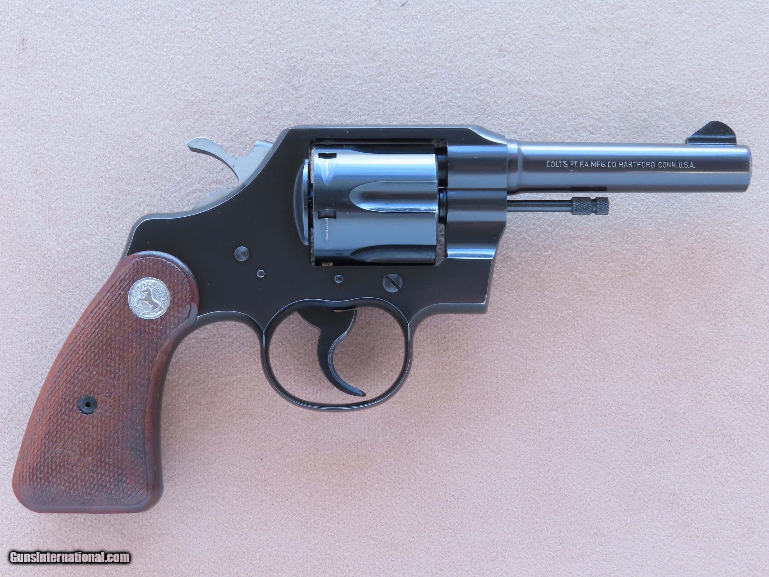 RARE 1954-56 Vintage Colt Marshall Model .38 Special Revolver w/ 4 ...