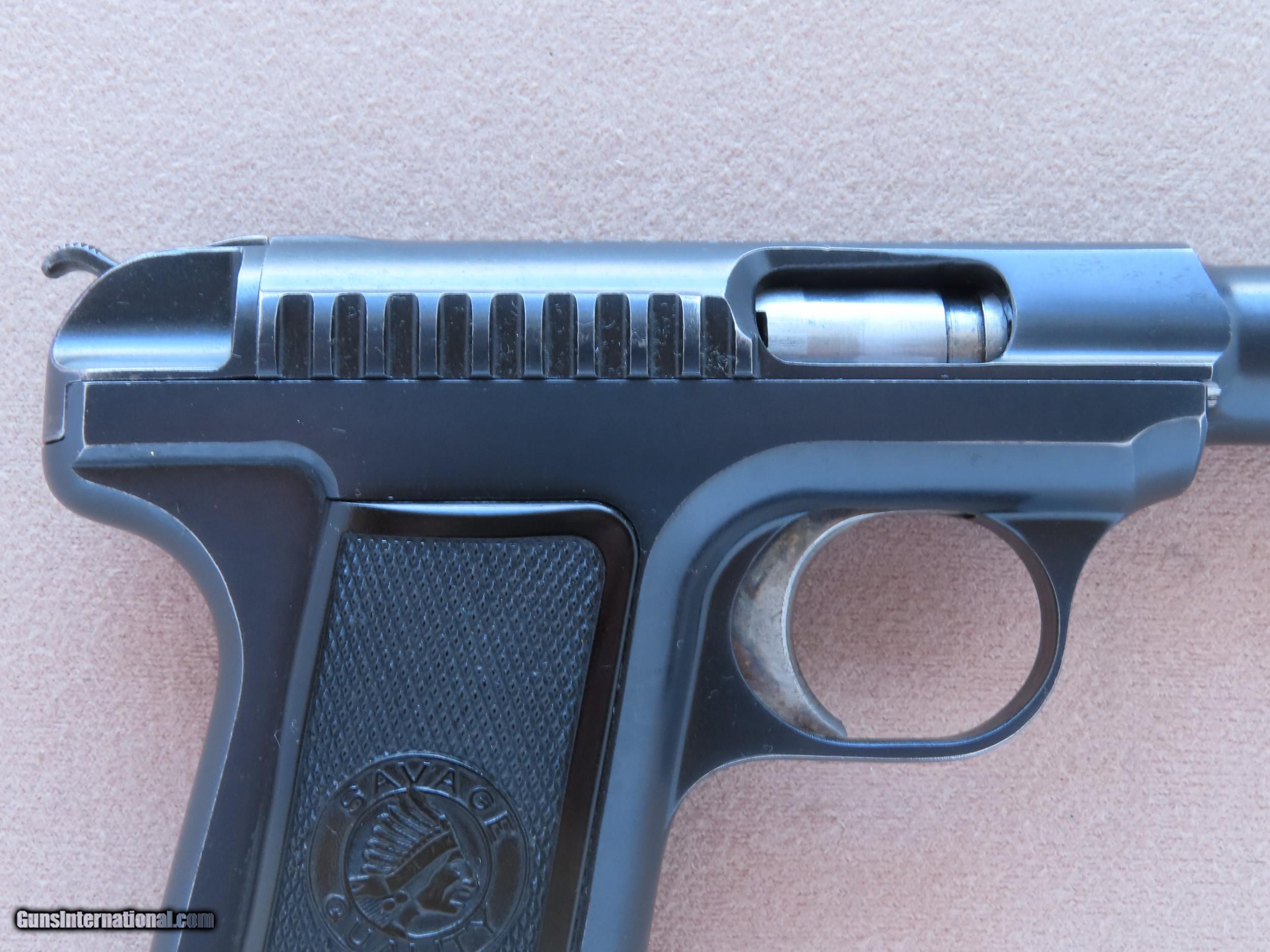 1919-1920 Vintage Savage Model 1907 .380 ACP Pistol ** Spectacular Late ...