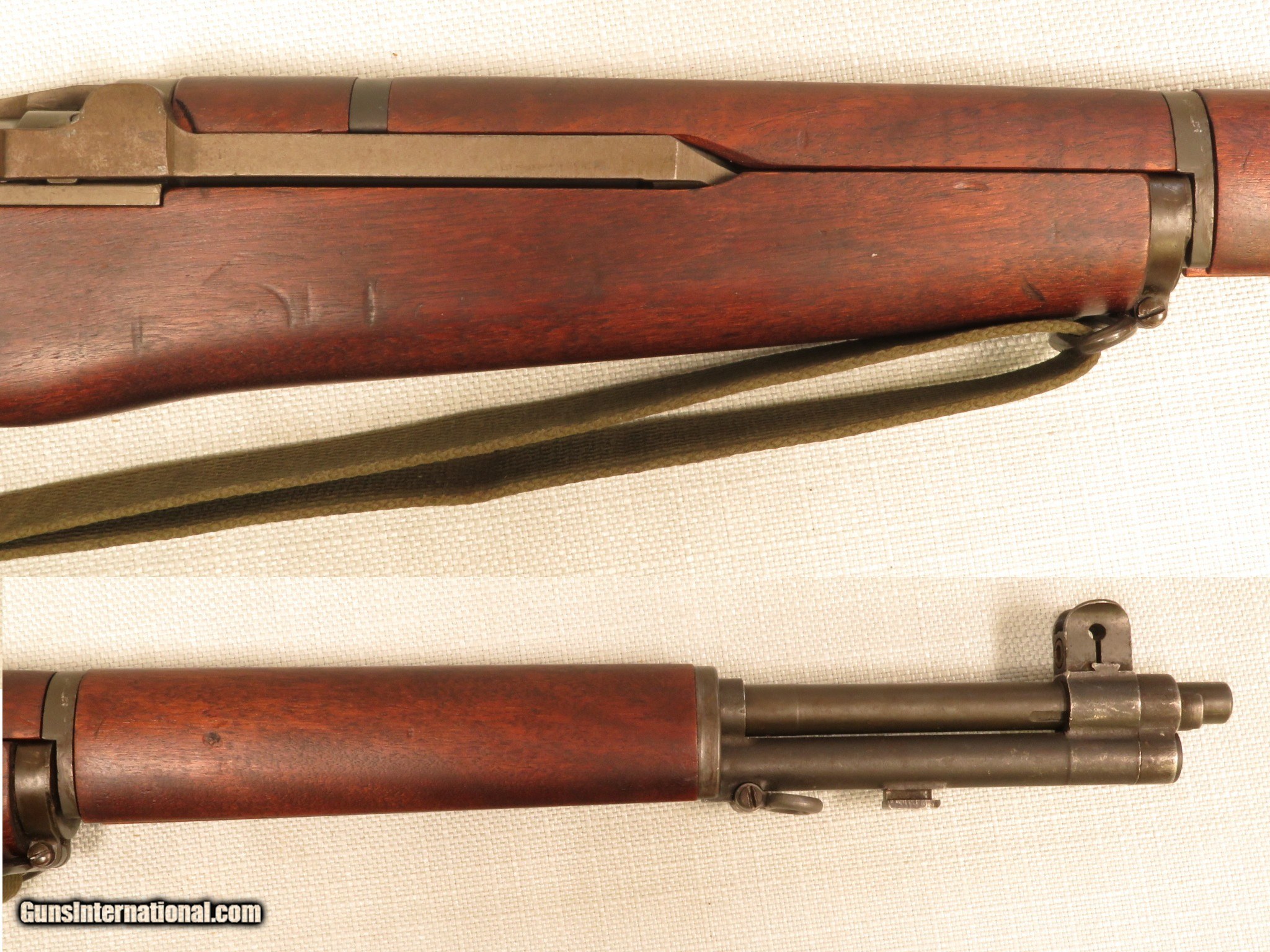 World War 2 Springfield M1 Garand, Early Gas Trap Receiver, Cal. .30-06 ...