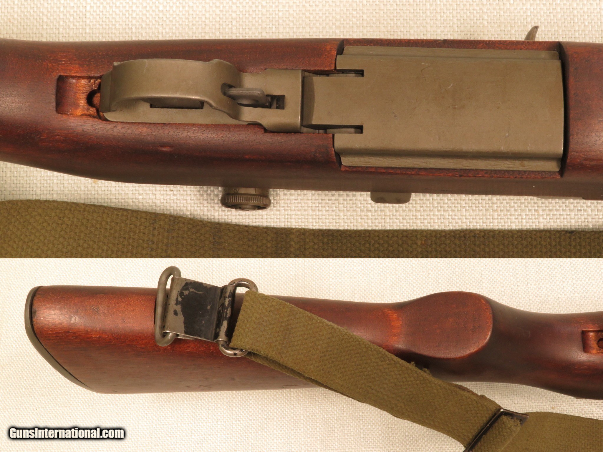 World War 2 Springfield M1 Garand, Early Gas Trap Receiver, Cal. .30-06 ...