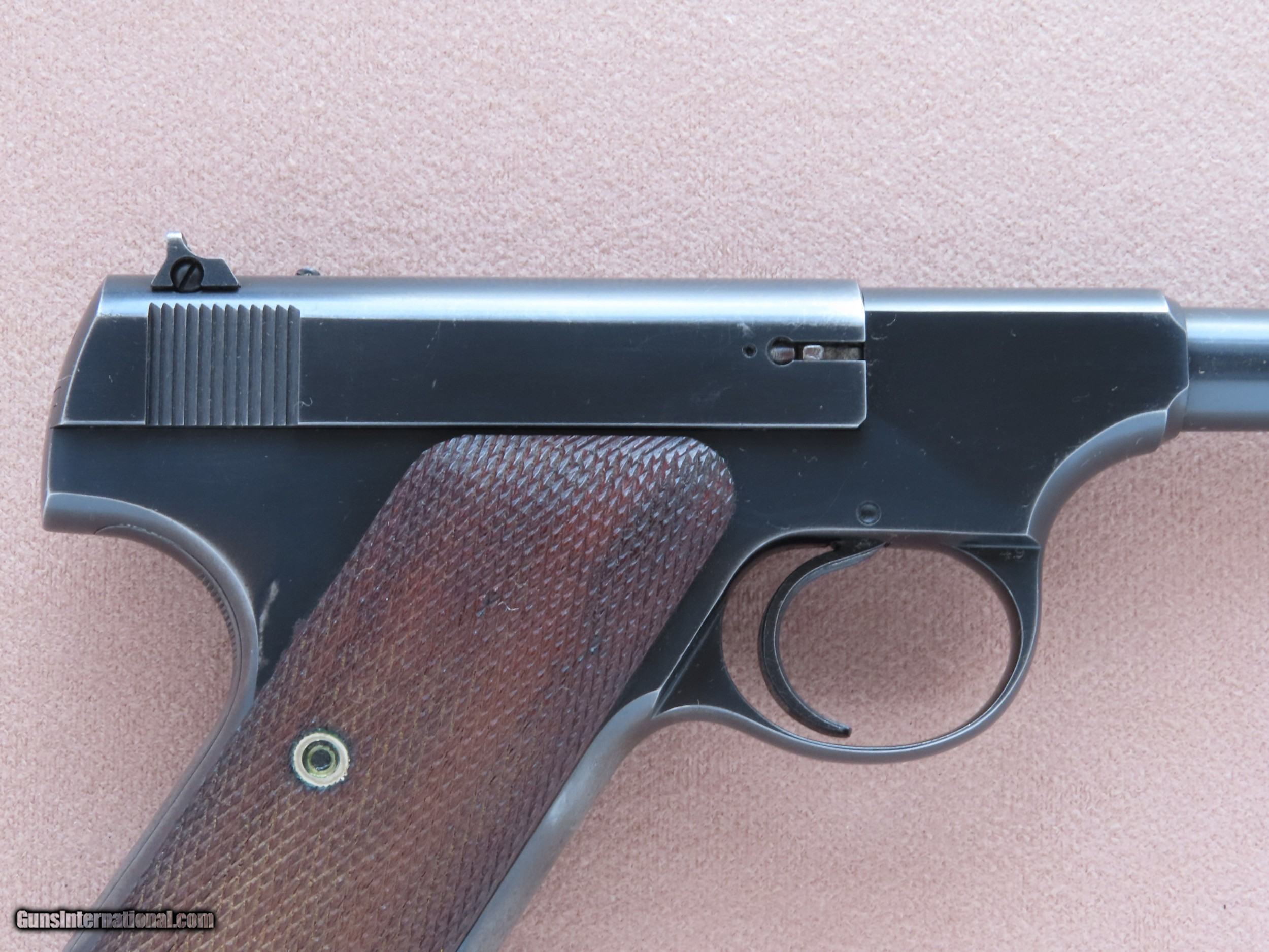 1942 Vintage Colt Woodsman .22 Caliber Semi-Automatic Pistol w/ 6 & 5 ...