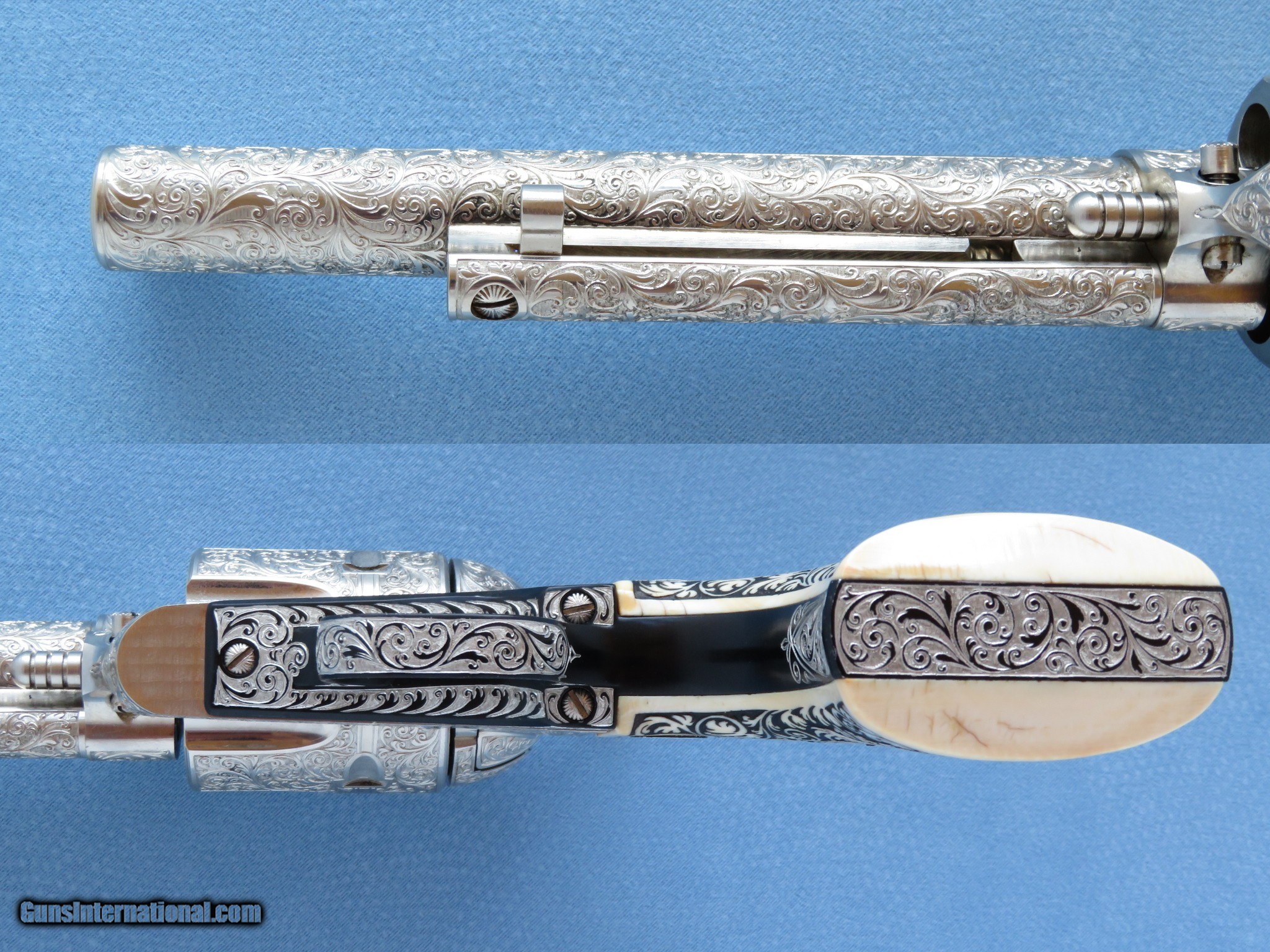 1956 Vintage Flat Top Ruger Blackhawk .44 Magnum Revolver, Fully ...