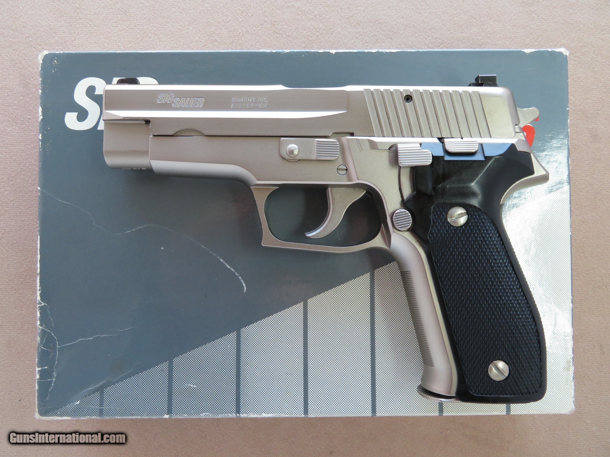 Scarce Nickel Sig Sauer P226 9mm Luger Semi-Automatic Pistol **MFG. 1993**