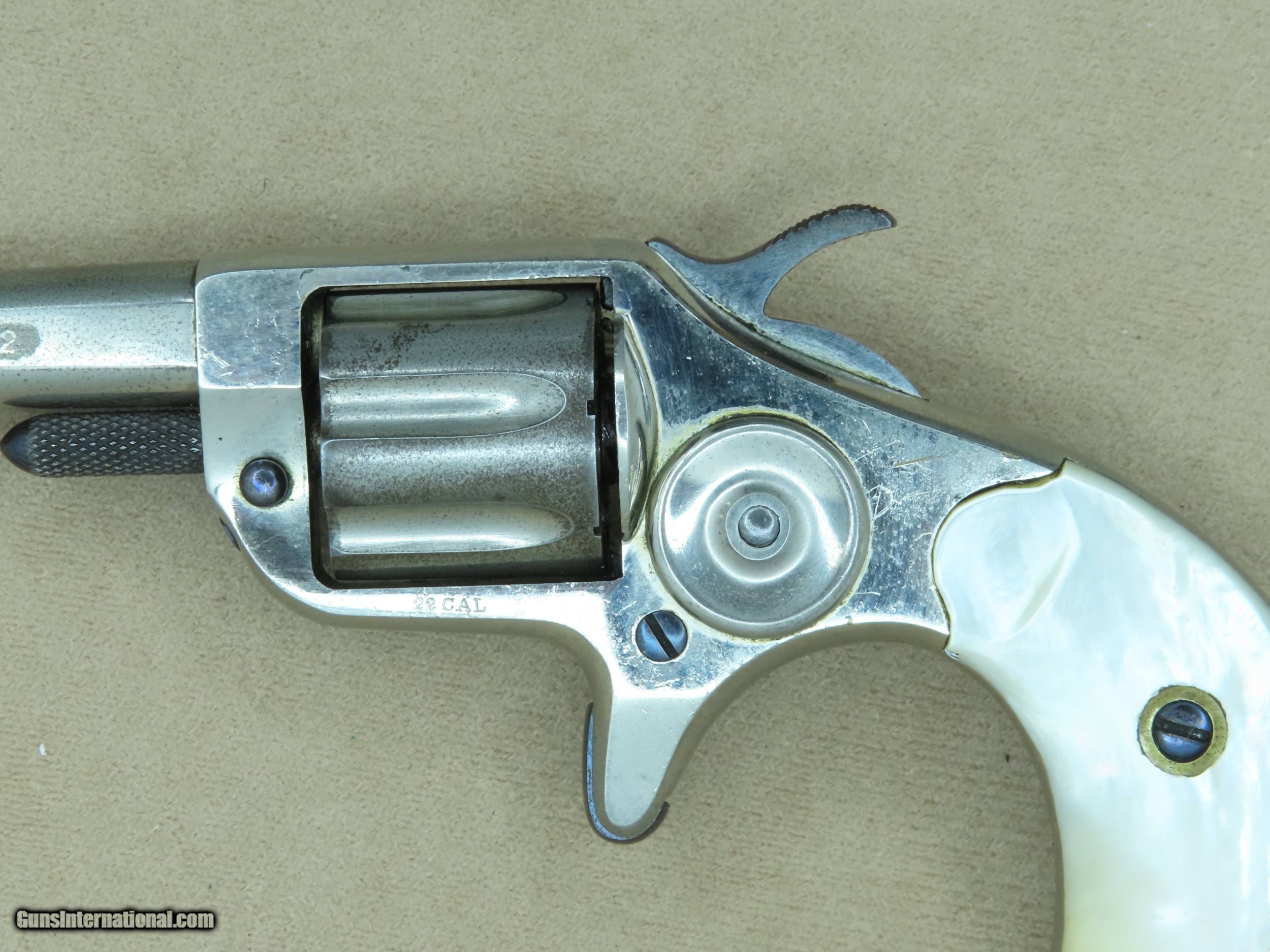 Early 1870's Vintage Colt New Line .22 Revolver w/ Factory Nickel ...