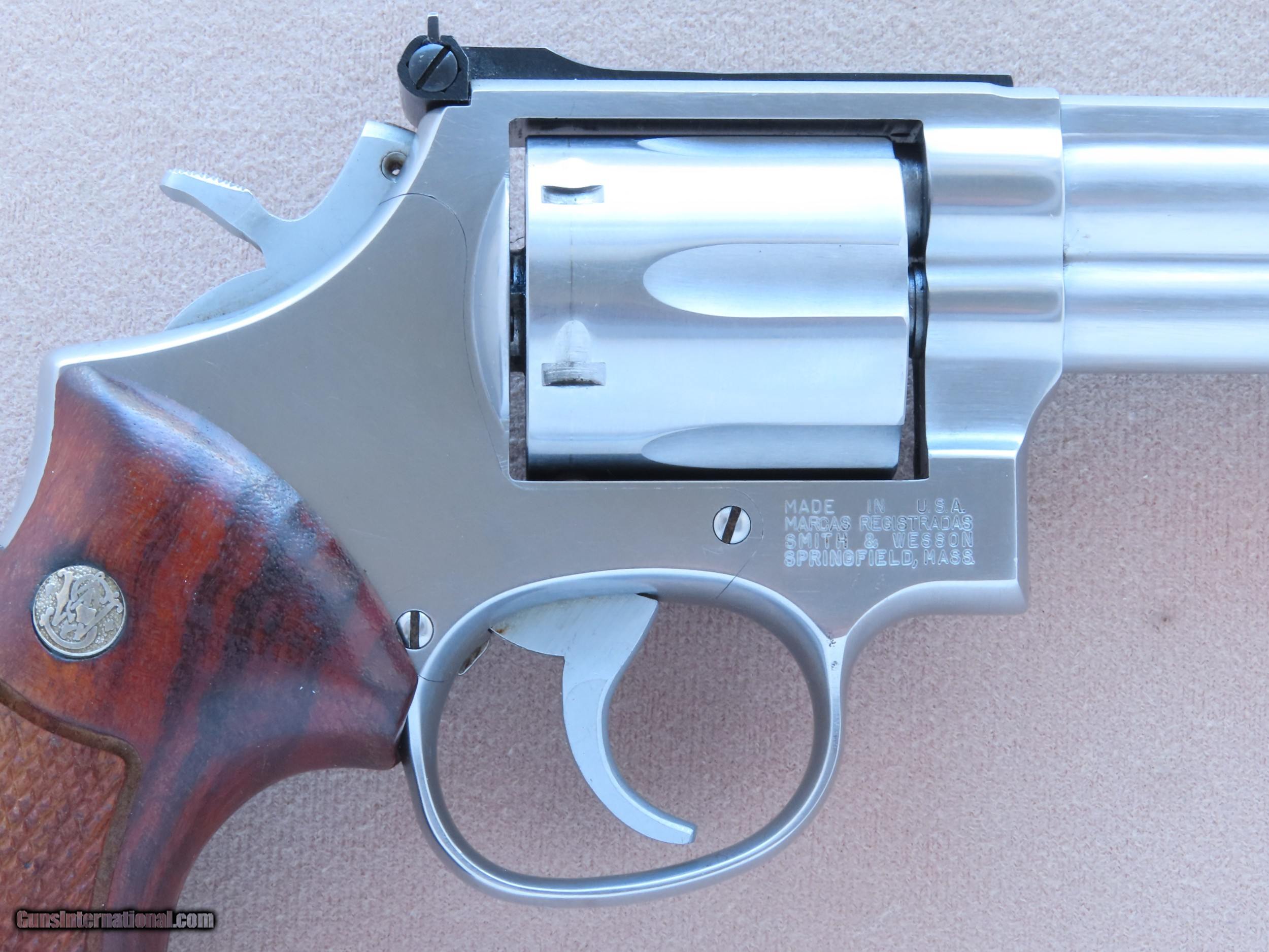 1985 Vintage Smith & Wesson Model 686 Distinguished Combat .357 Magnum ...